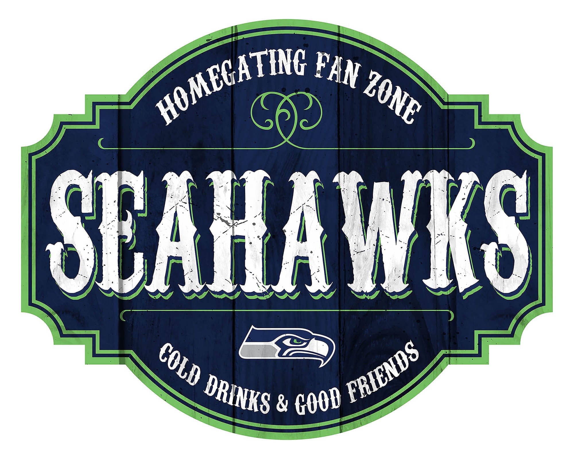 Seattle Seahawks Homegating Tavern 24in Sign – Fan Creations GA