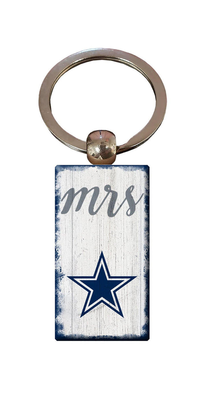 Dallas Cowboys Script Mrs Keychain – Fan Creations GA