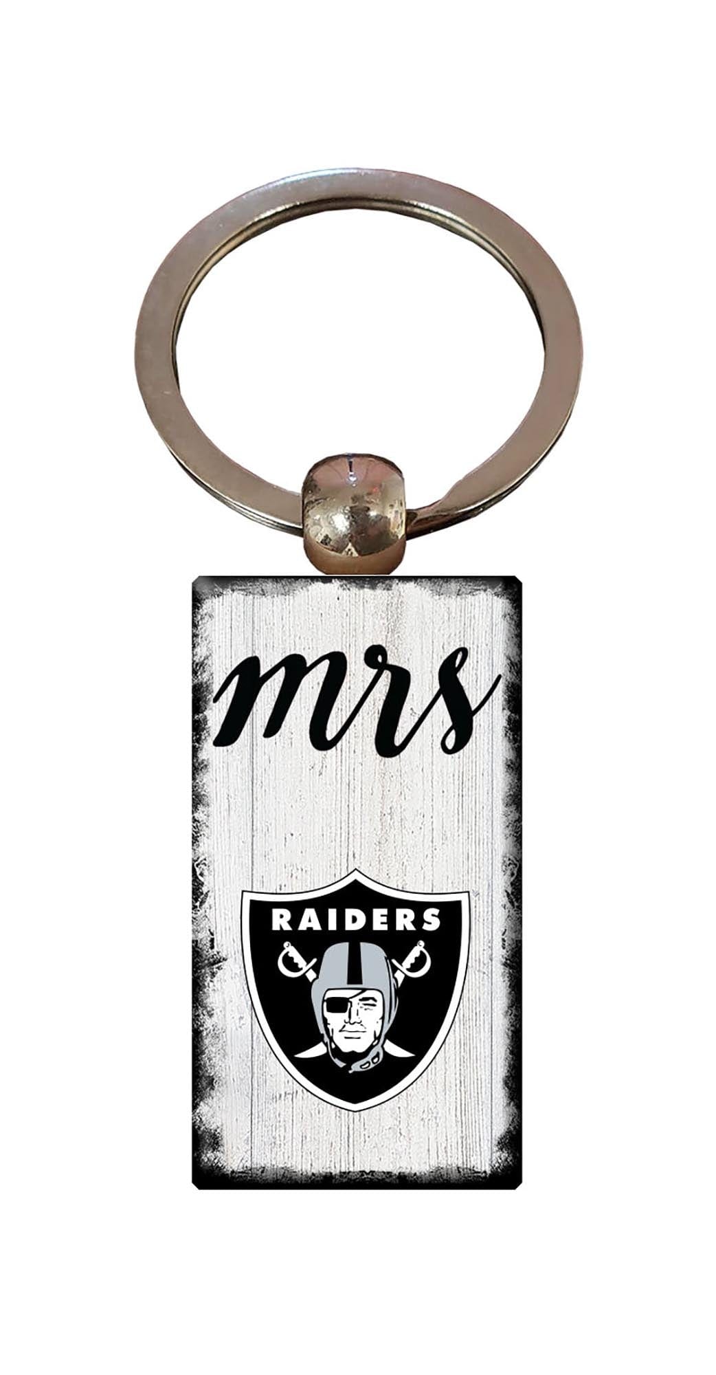 Las Vegas Raiders Script Mrs Keychain – Fan Creations GA
