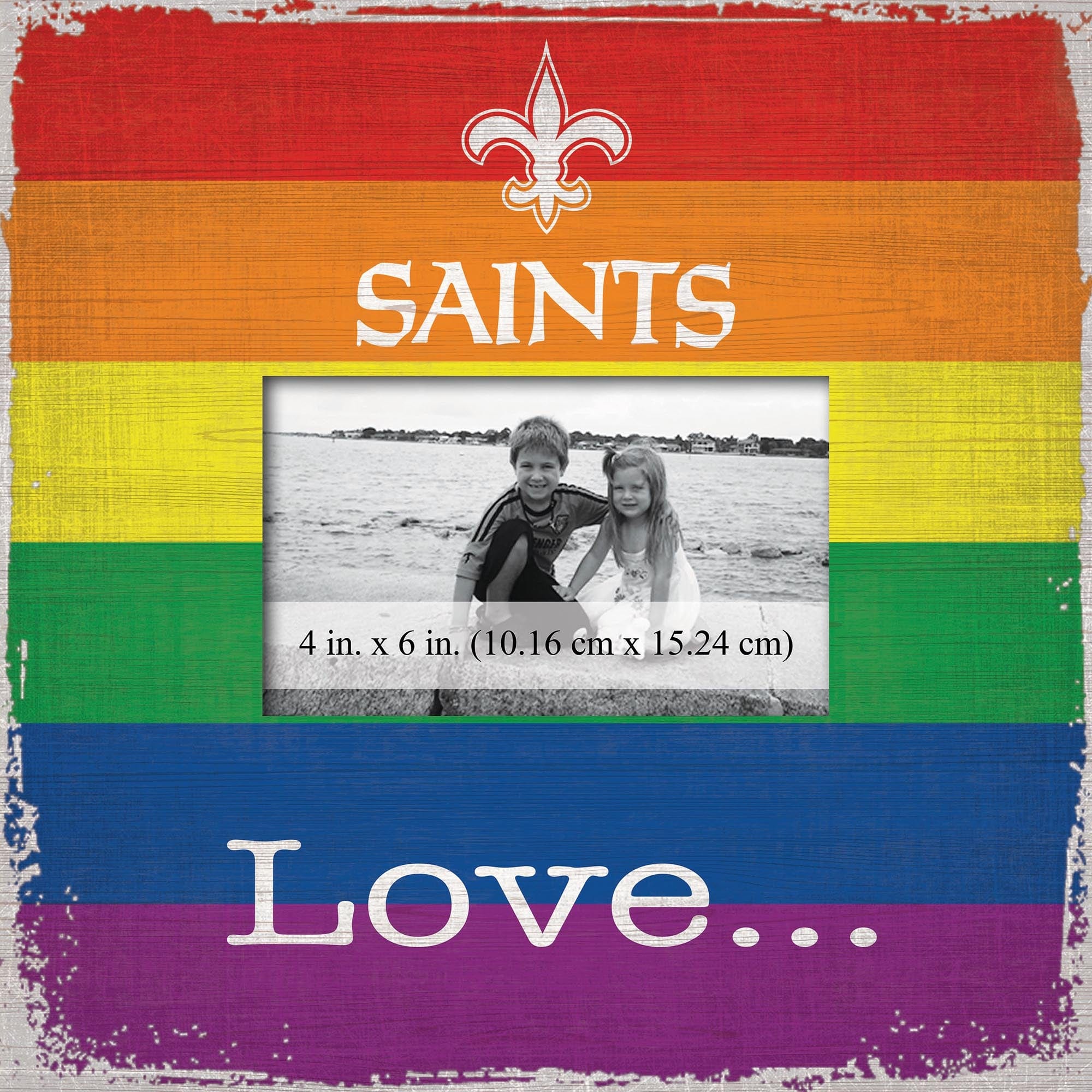 New Orleans Saints Love Pride 10x10 Frame – Fan Creations GA