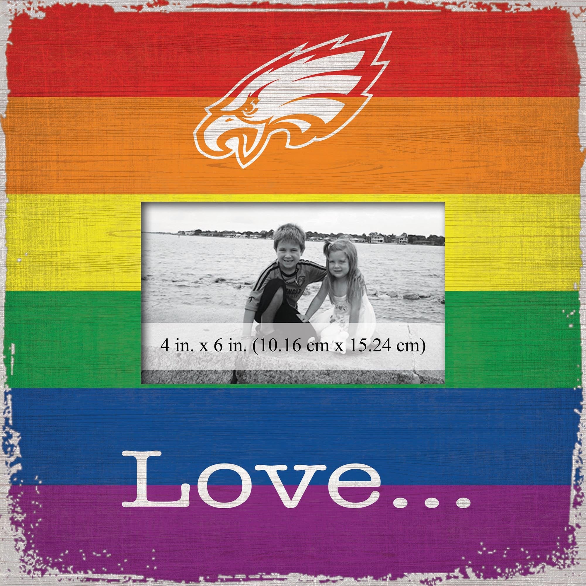 Philadelphia Eagles Love Pride 10x10 Frame – Fan Creations GA