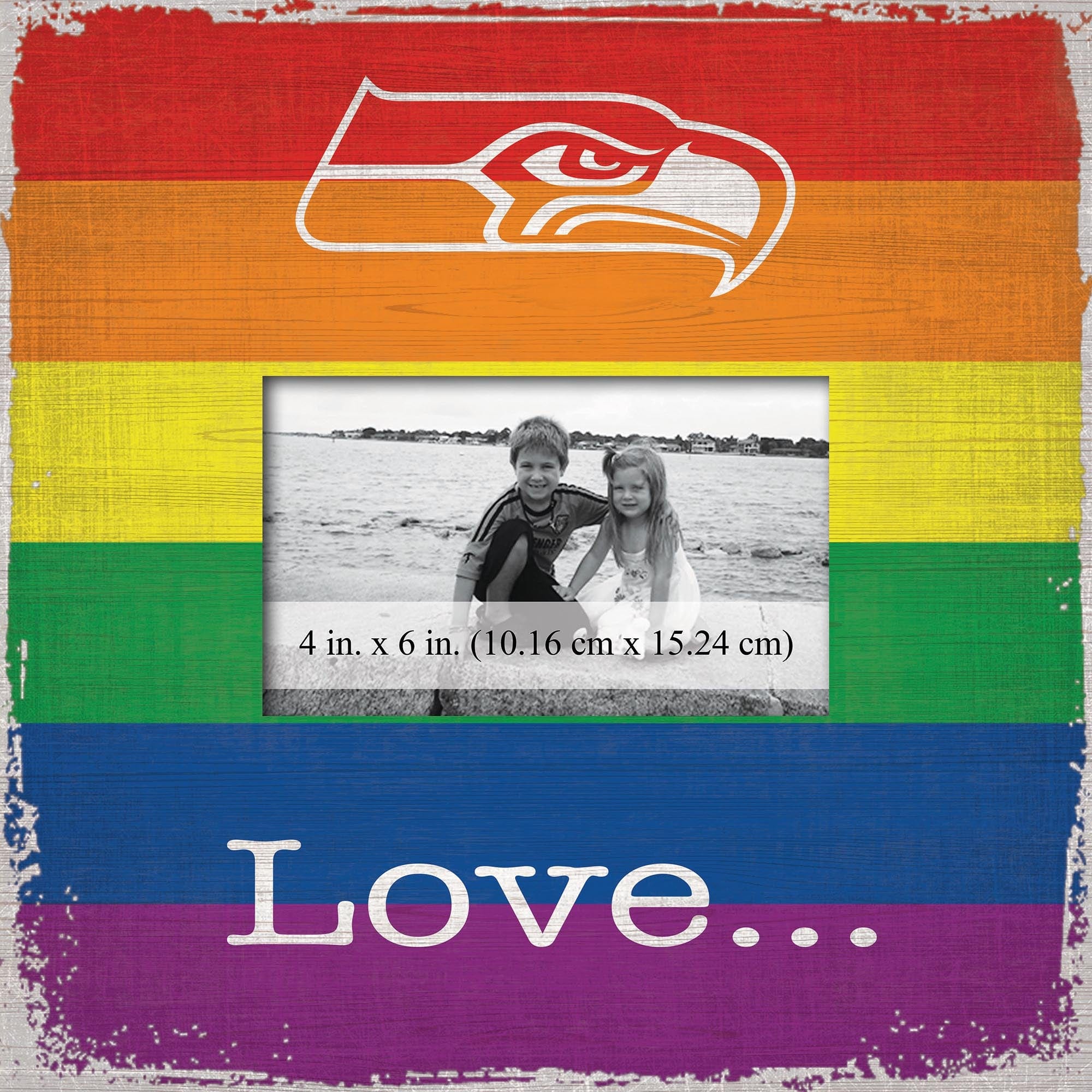 Seattle Seahawks Love Pride 10x10 Frame – Fan Creations GA