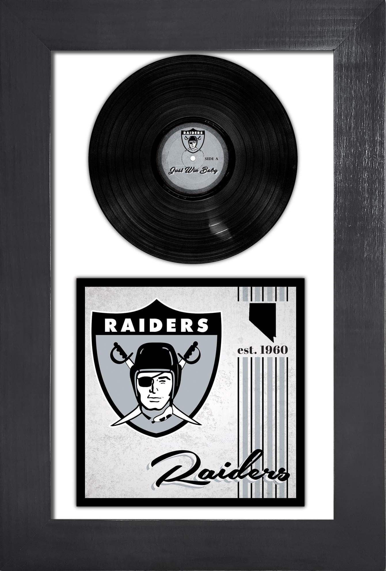 Las Vegas Raiders 3 Piece Classic Album & Vinyl In Frame – Fan Creations GA