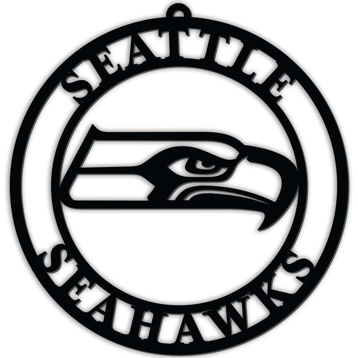 Seattle Seahawks Silhouette Logo Cutout Circle – Fan Creations GA