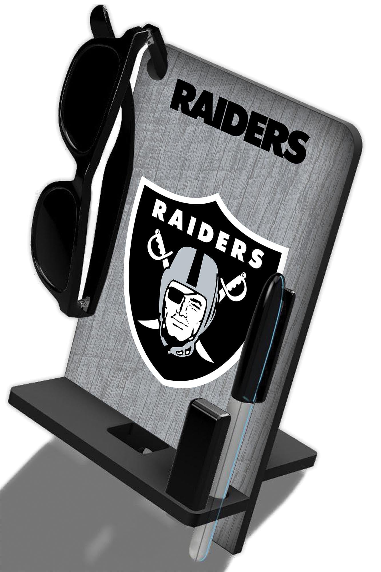 Las Vegas Raiders 4 In 1 Desktop Phone Stand – Fan Creations GA