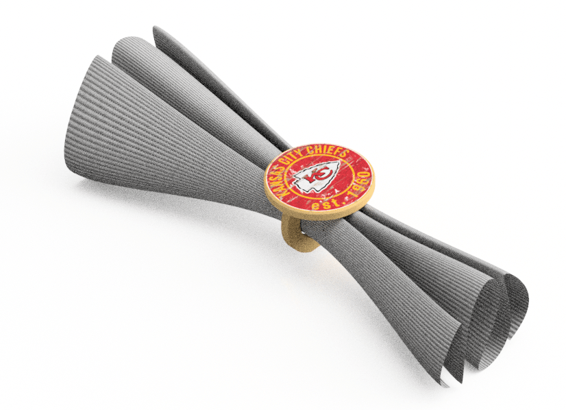 Kansas City Chiefs Team Circle Napkin Ring – Fan Creations GA