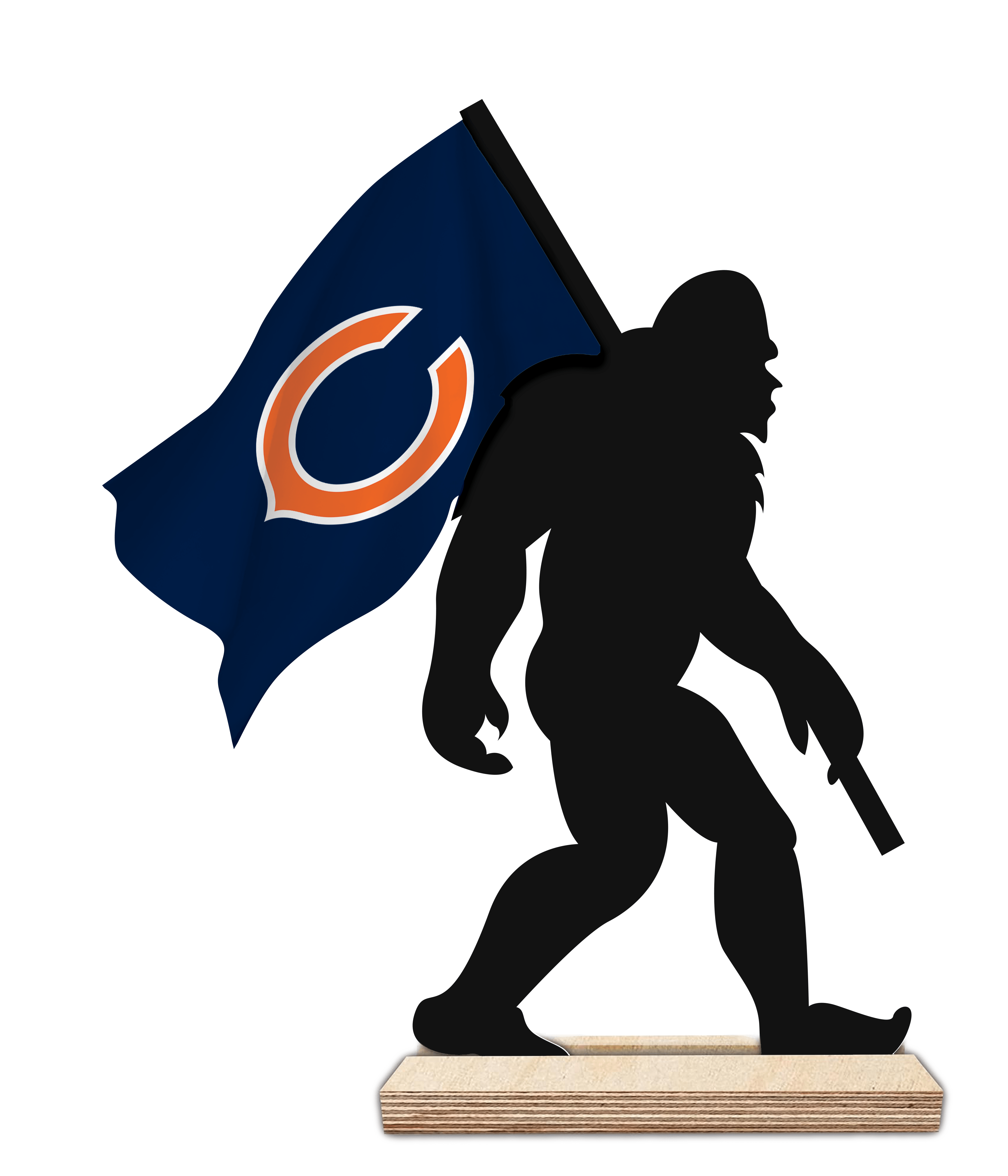 Chicago Bears 12inch Big Foot Cutout – Fan Creations GA