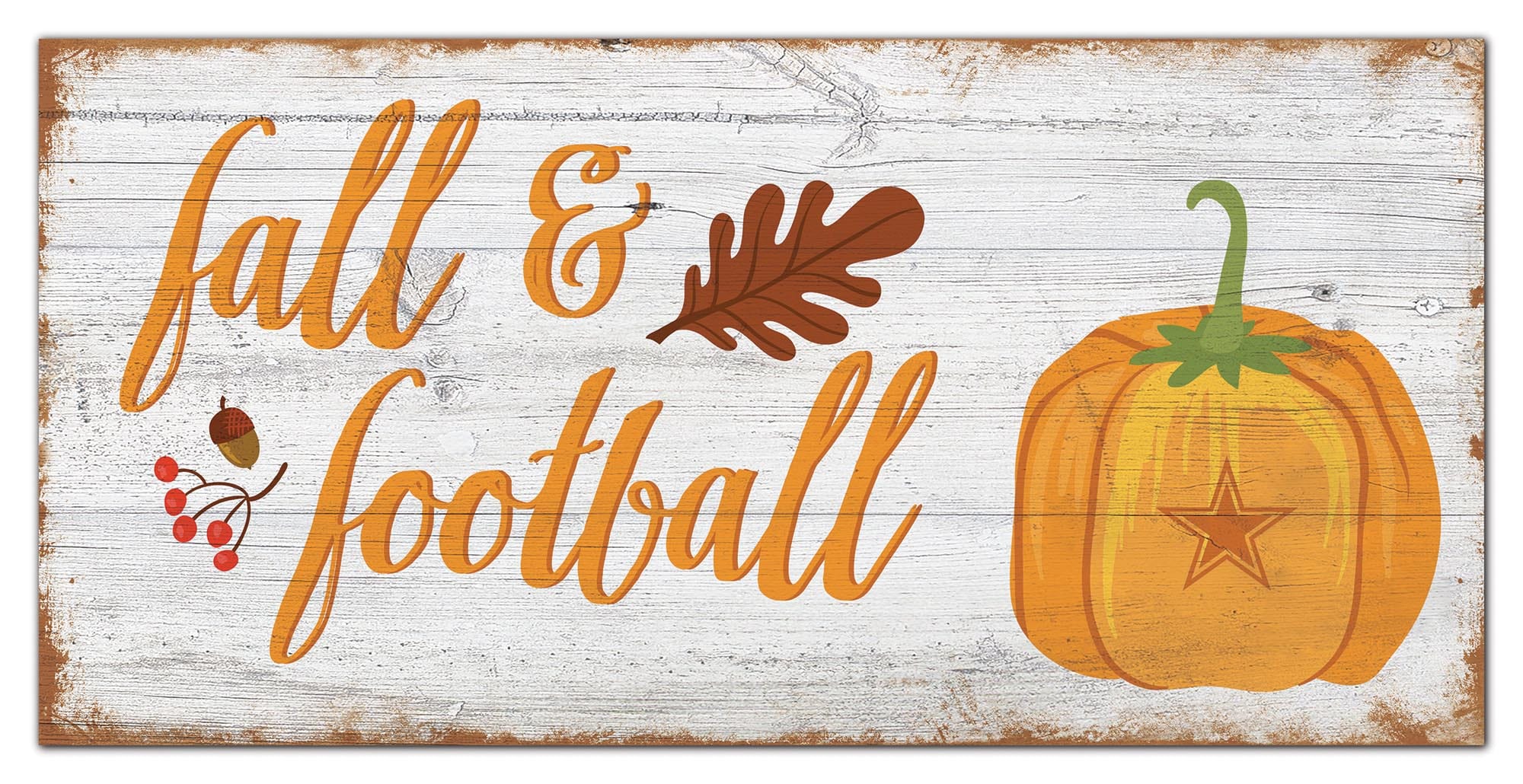 Dallas Cowboys Fall and Football 6x12 – Fan Creations GA