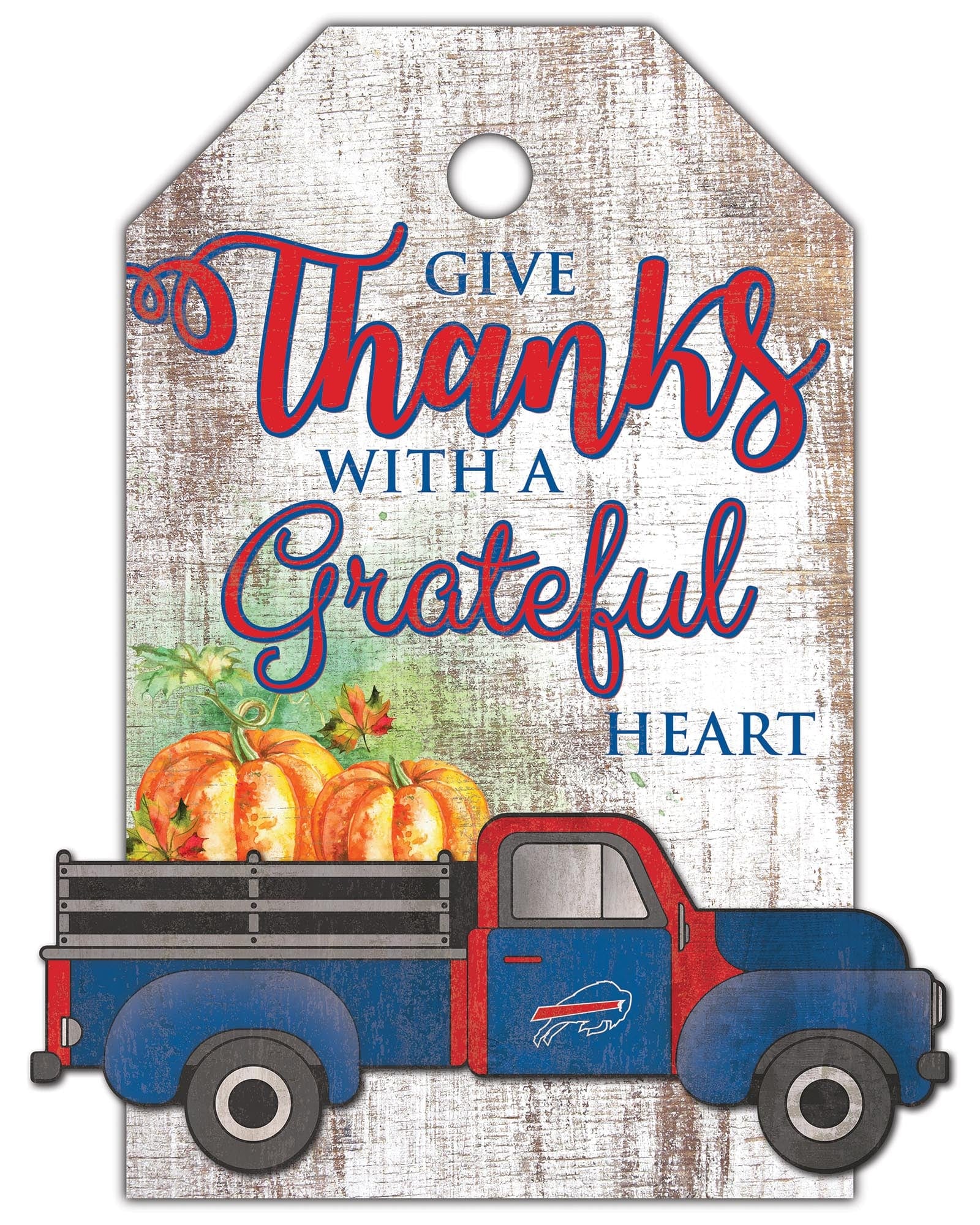 Buffalo Bills Gift Tag and Truck 11x19 – Fan Creations GA