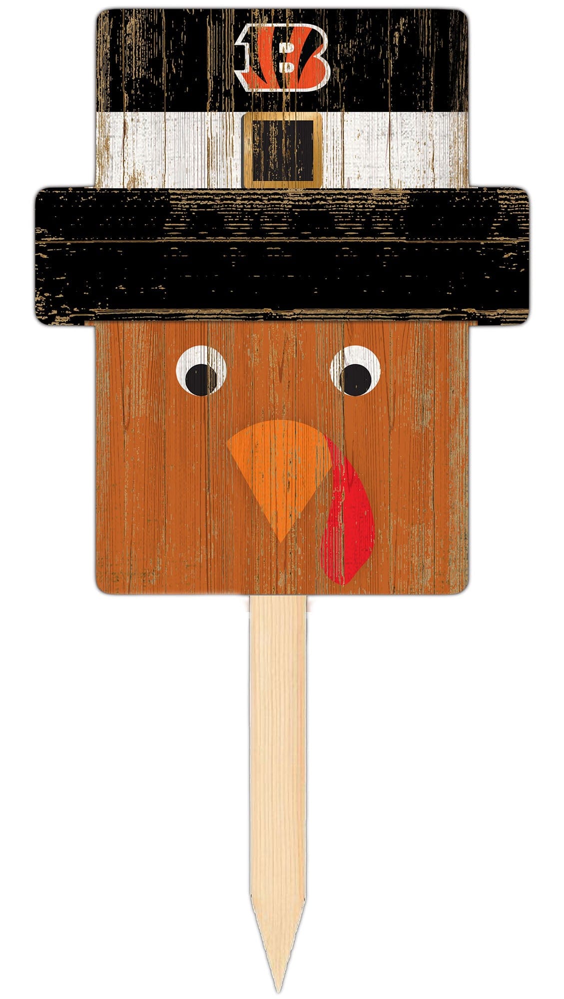 Cincinnati Bengals Turkey Head Yard Stake – Fan Creations GA