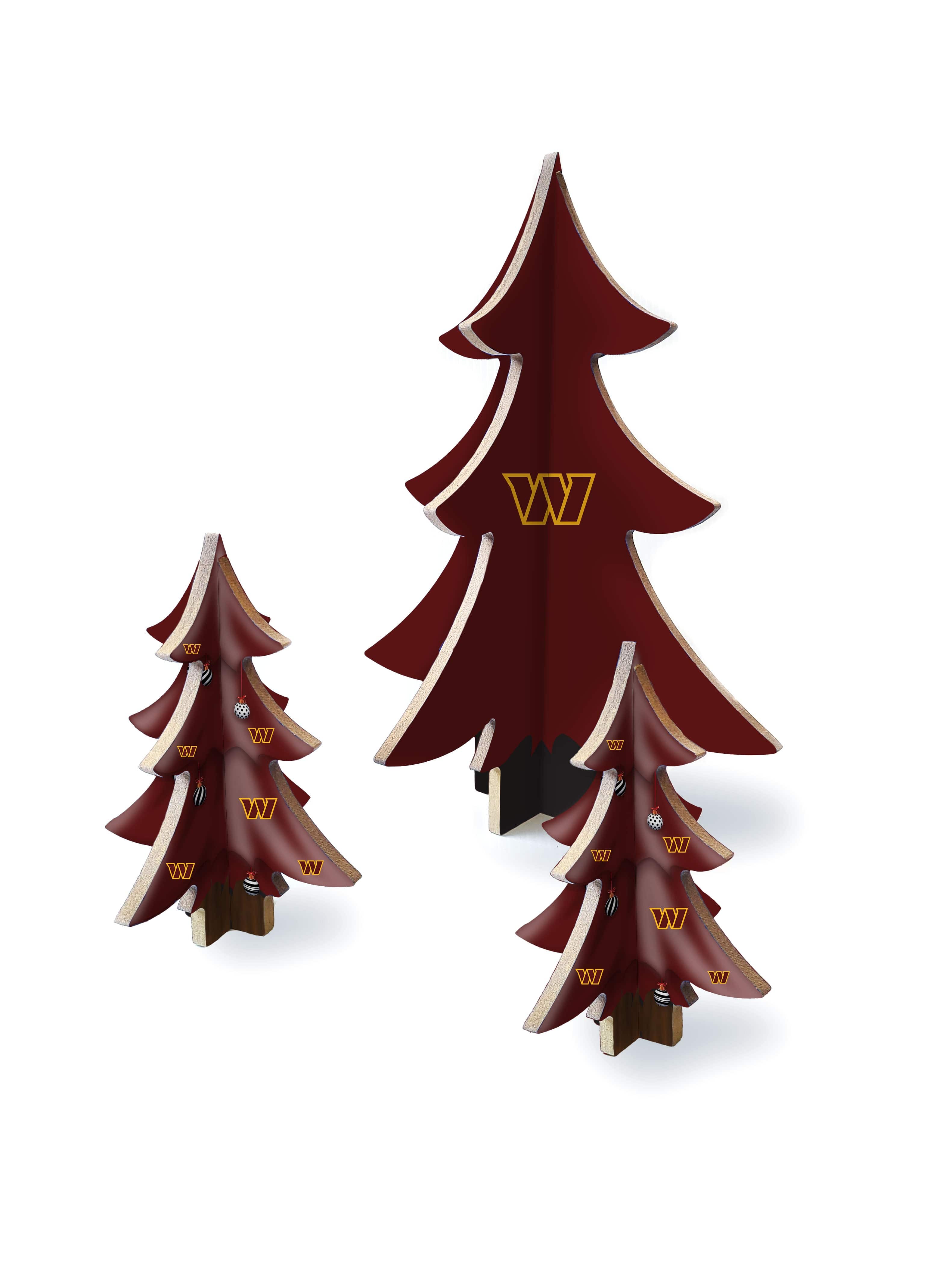 Washington Commanders Desktop Tree Set – Fan Creations GA