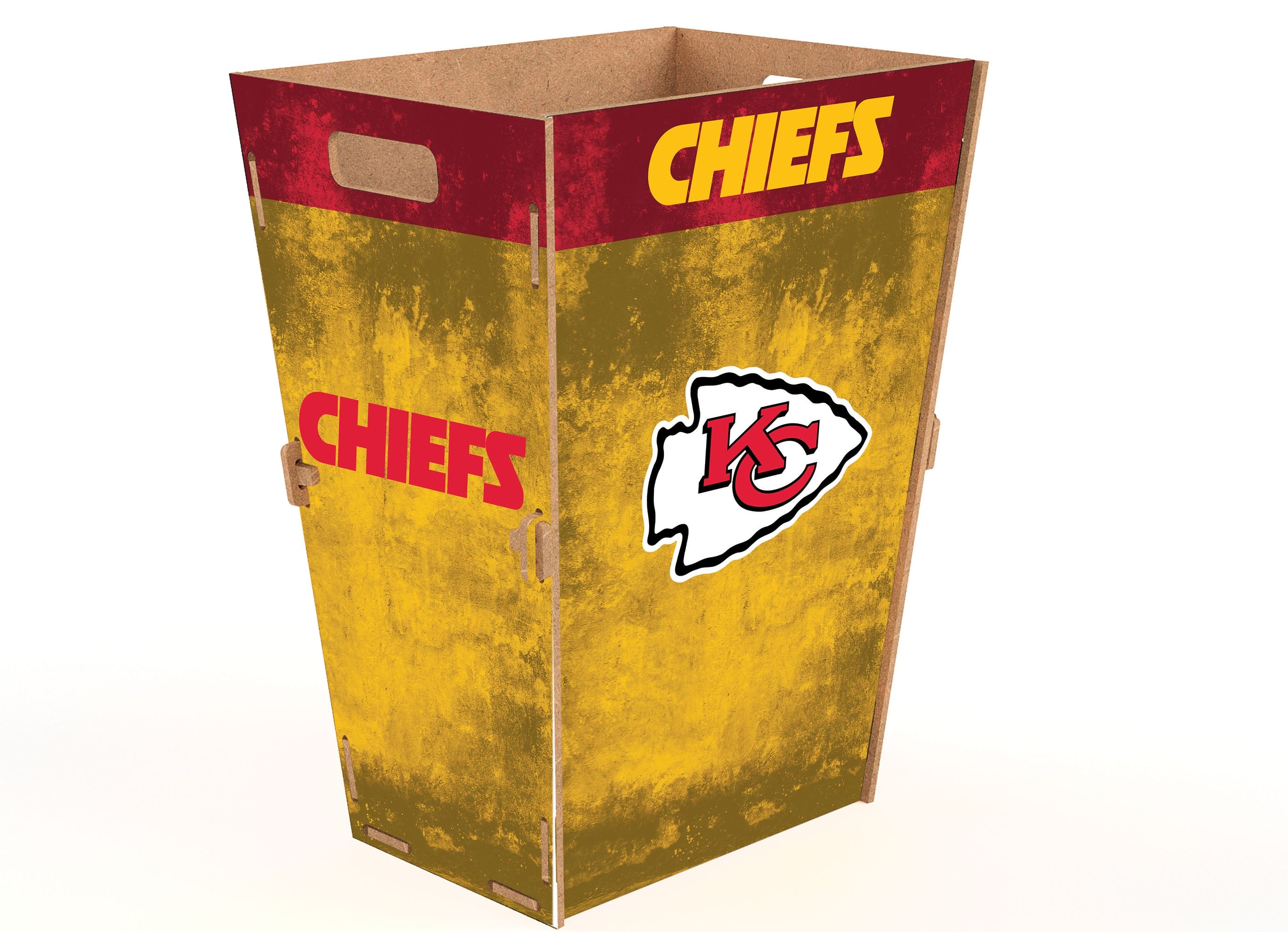 Kansas City Chiefs Team Color Waste Bin Large – Fan Creations GA