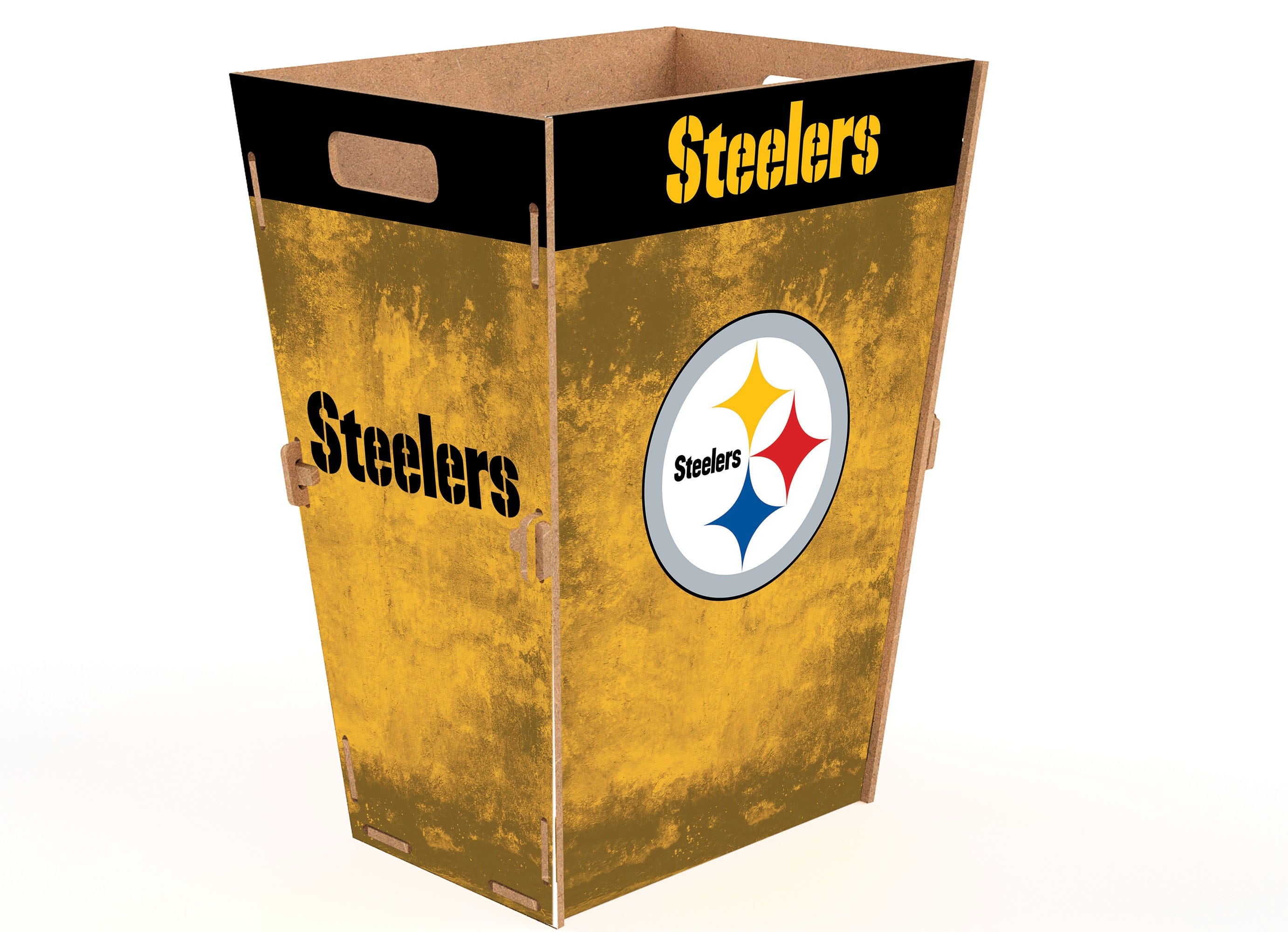 Pittsburgh Steelers Team Color Waste Bin Large – Fan Creations GA