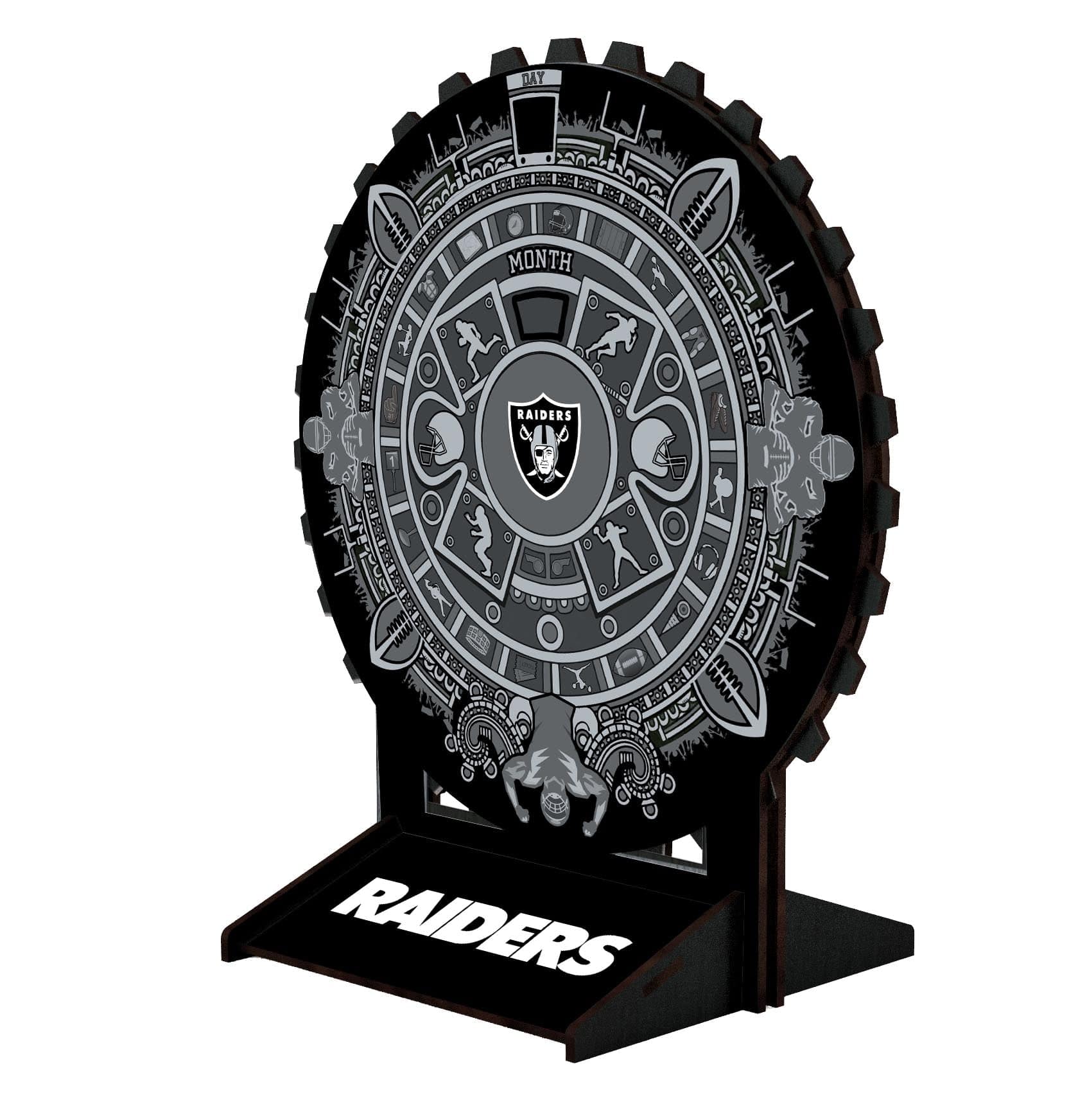 Las Vegas Raiders 8in Circle Desktop Calendar – Fan Creations GA