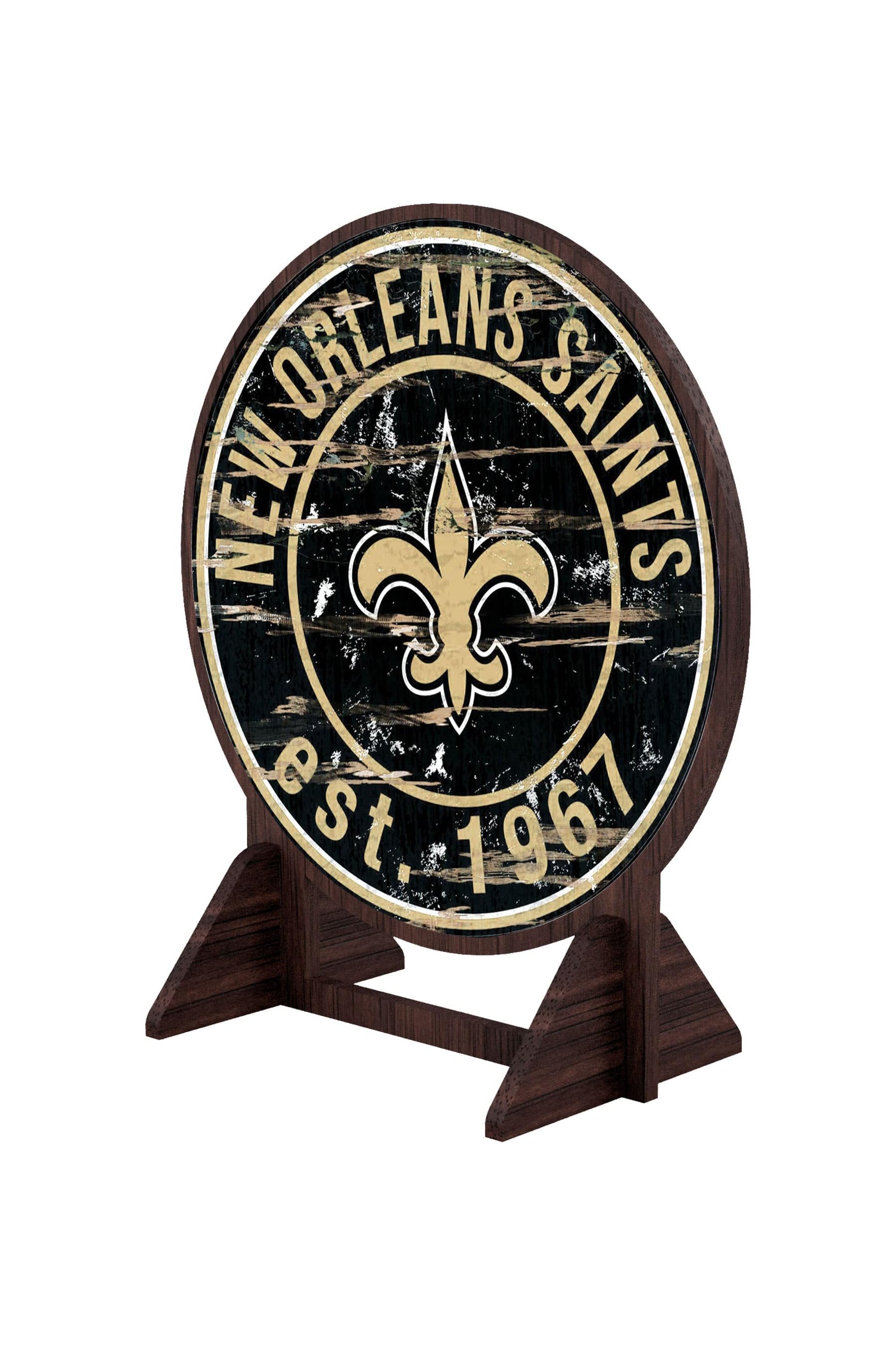 New Orleans Saints Desktop Circle Logo Stand – Fan Creations GA