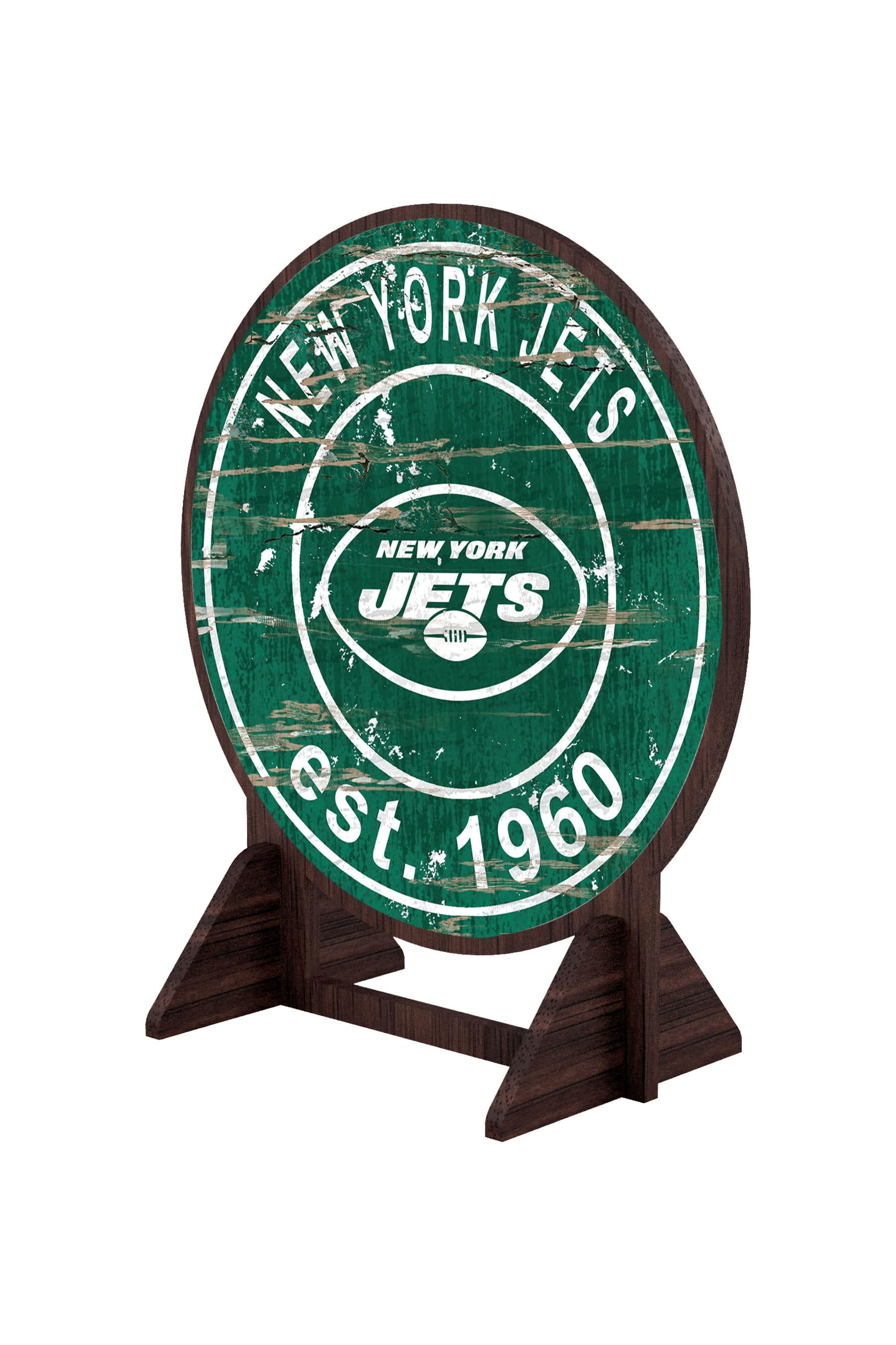 New York Jets Desktop Circle Logo Stand – Fan Creations GA