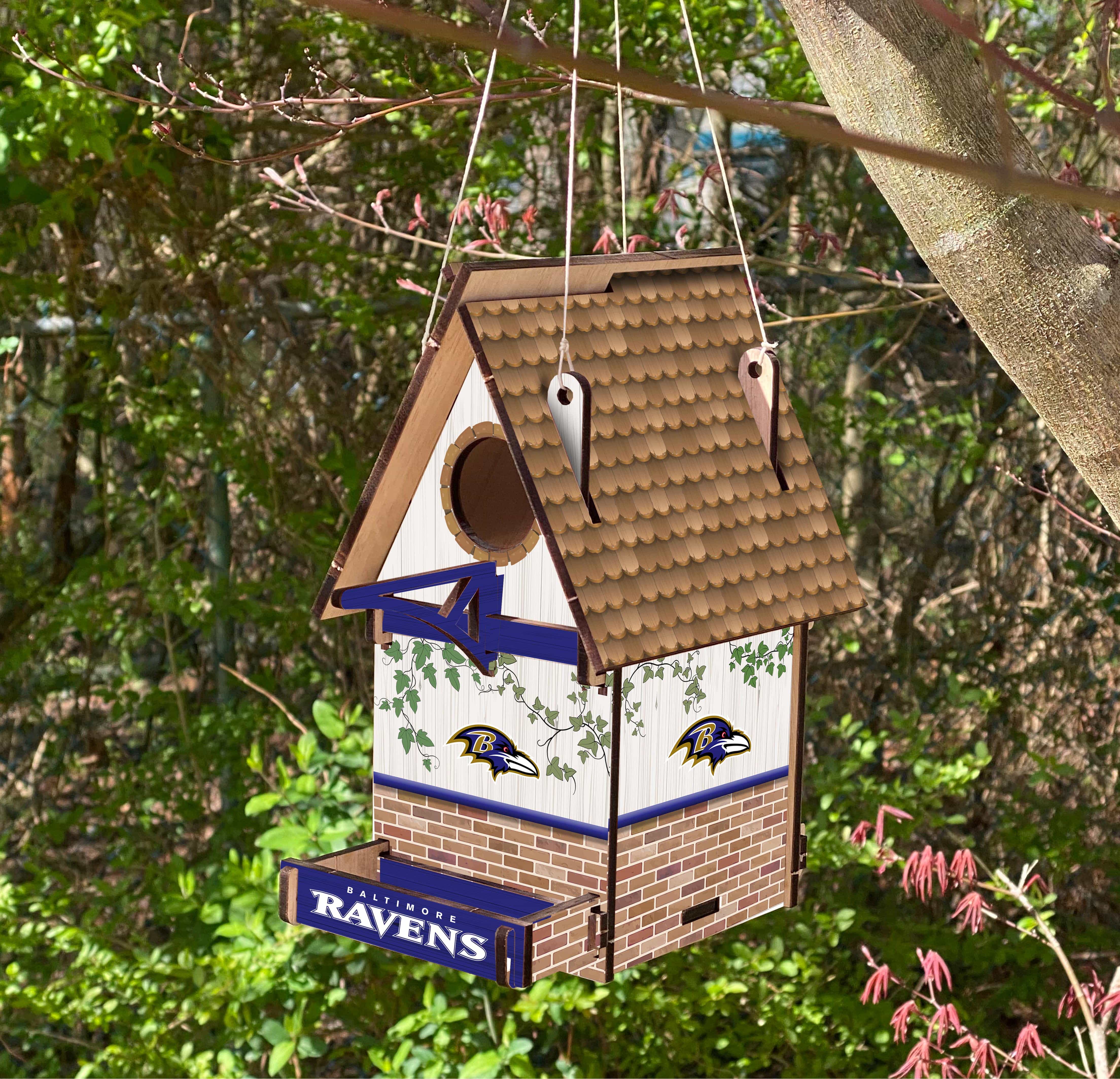 Baltimore Raven Team Bird House Unassembled – Fan Creations GA