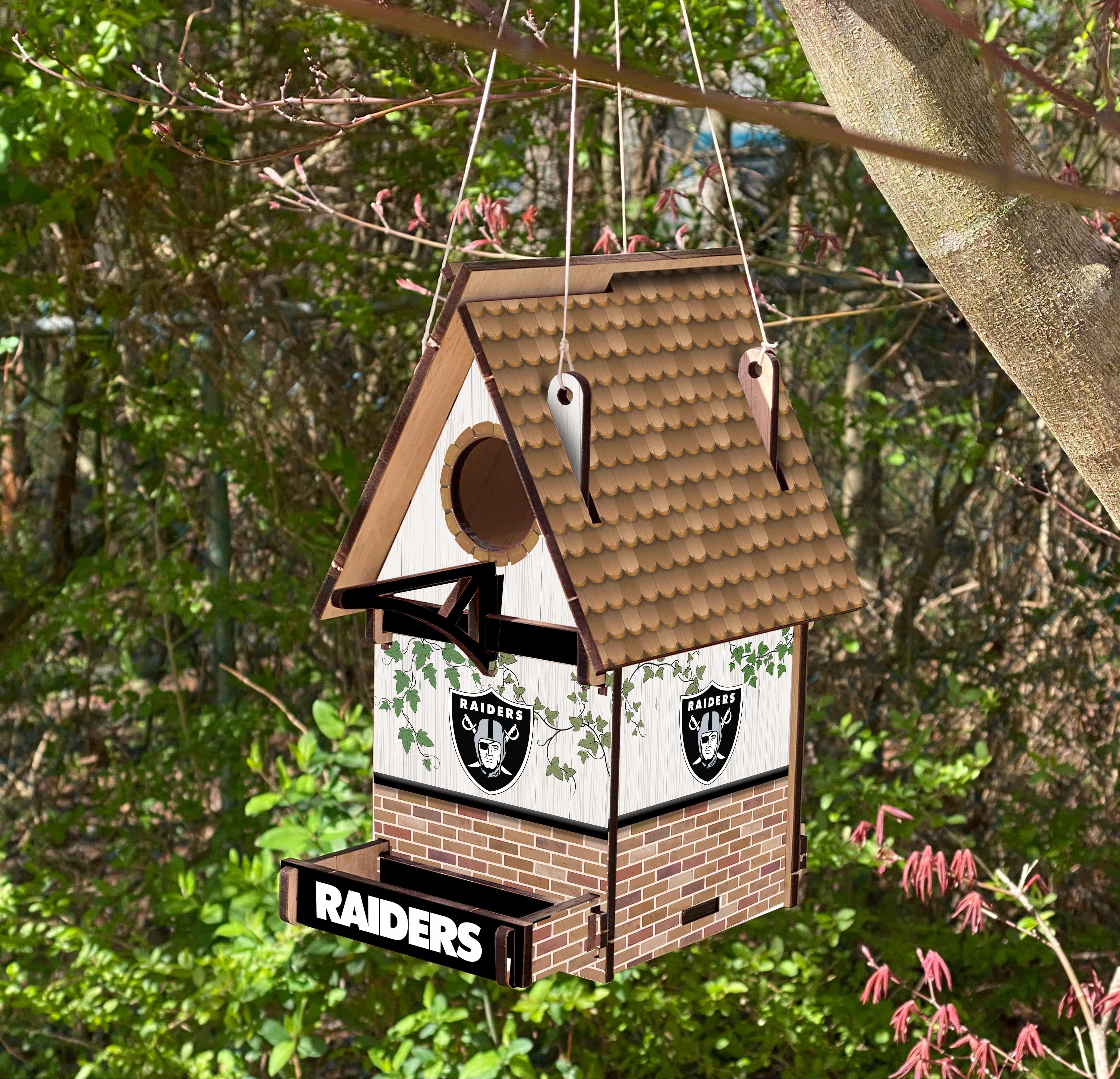Las Vegas Raiders Team Bird House Unassembled – Fan Creations GA