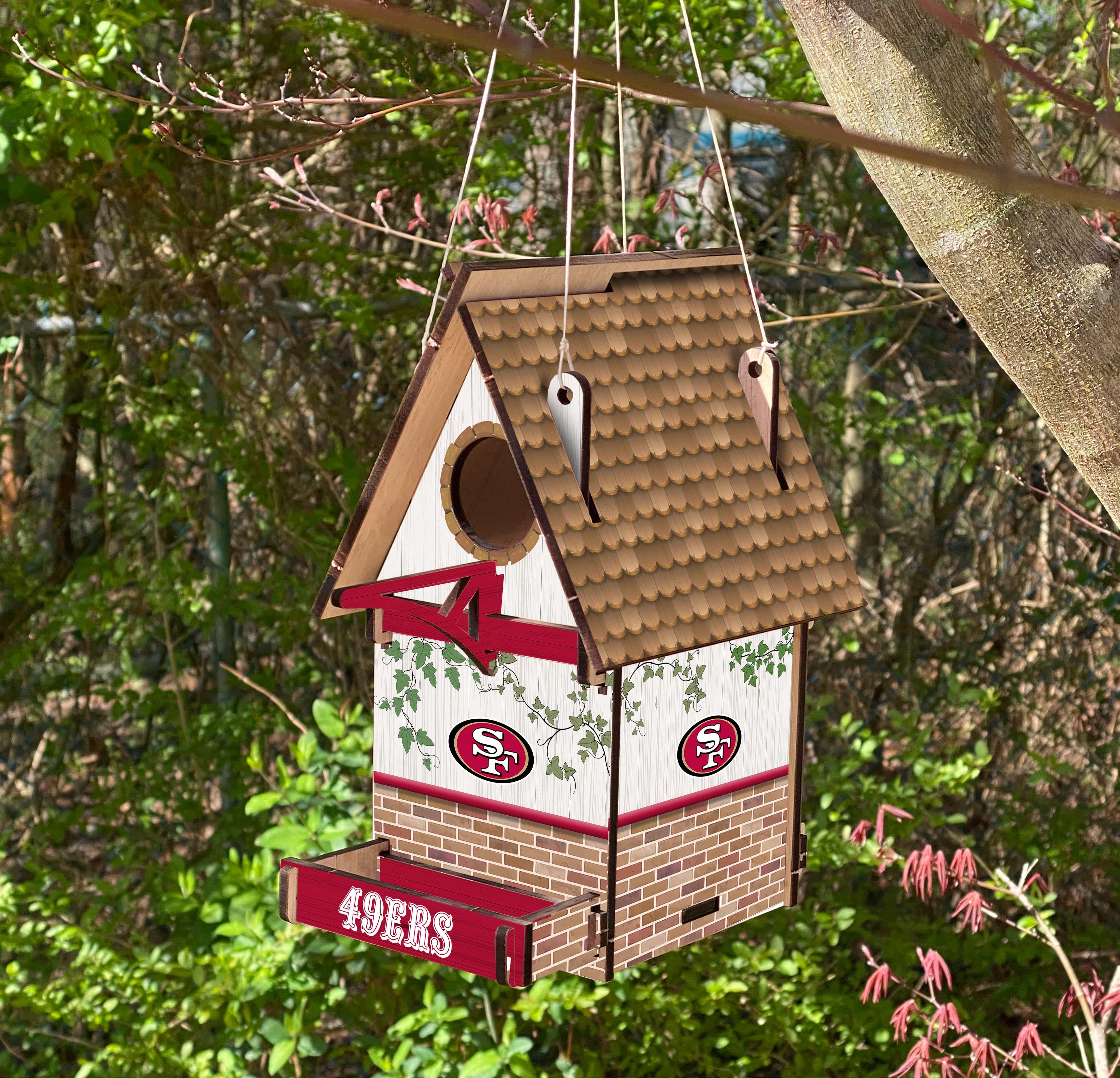San Fransisco 49ers Team Bird House Unassembled – Fan Creations GA