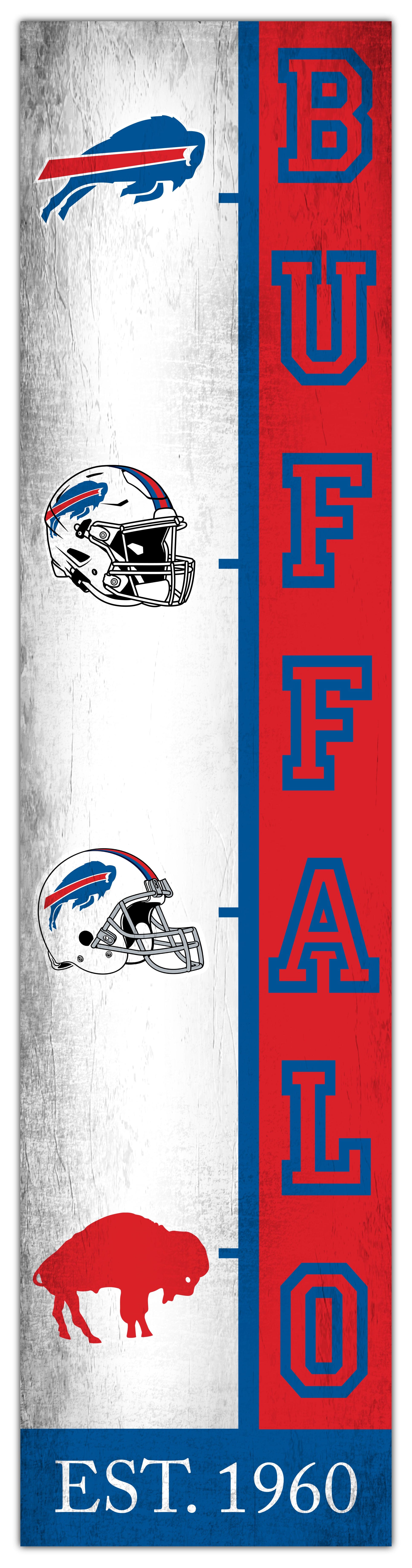 fan creations Buffalo Bills Team Logo Progression 6x12 Clearance | Hots