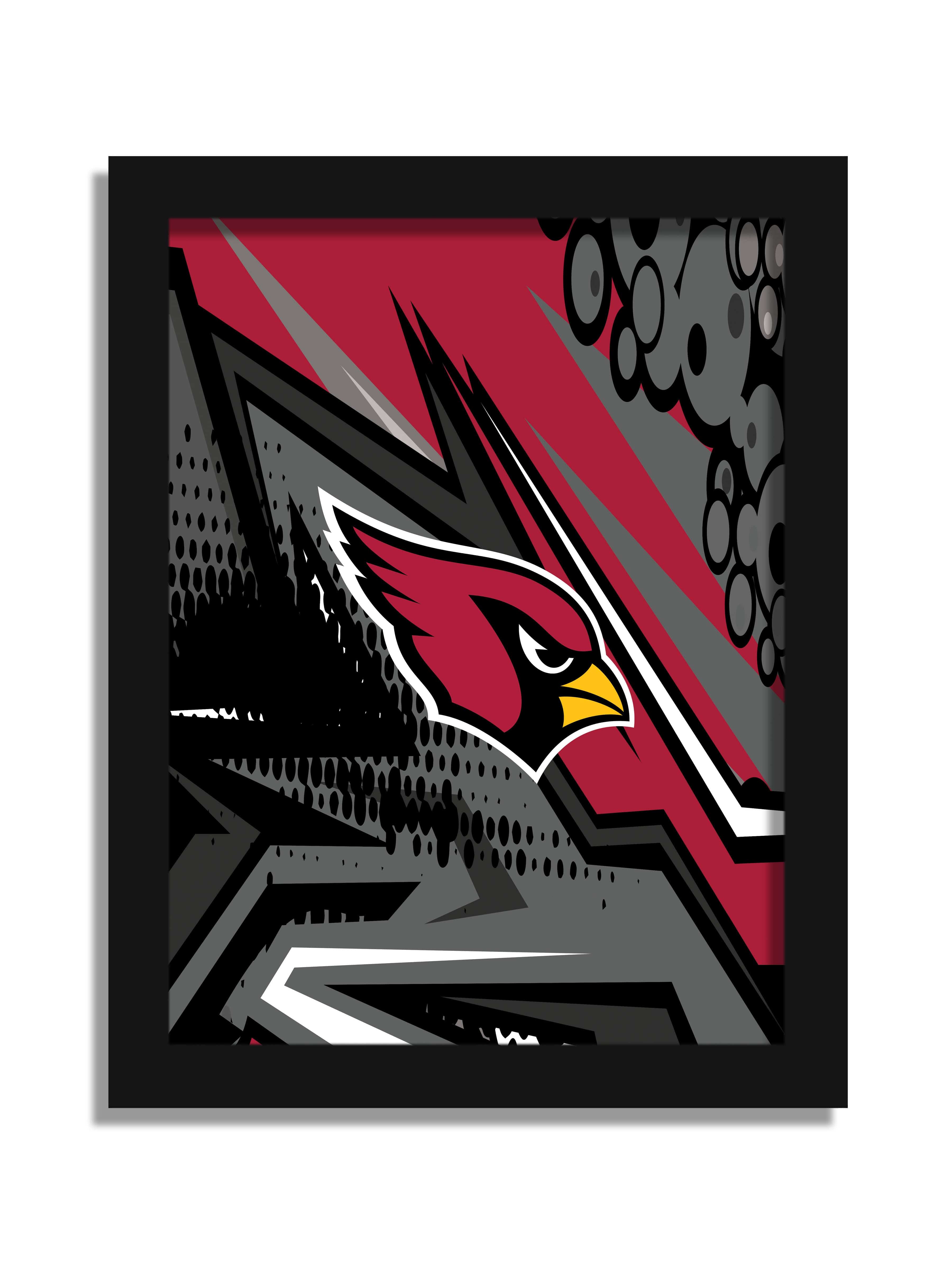 Arizona Cardinals Team Comic 12x16 – Fan Creations GA