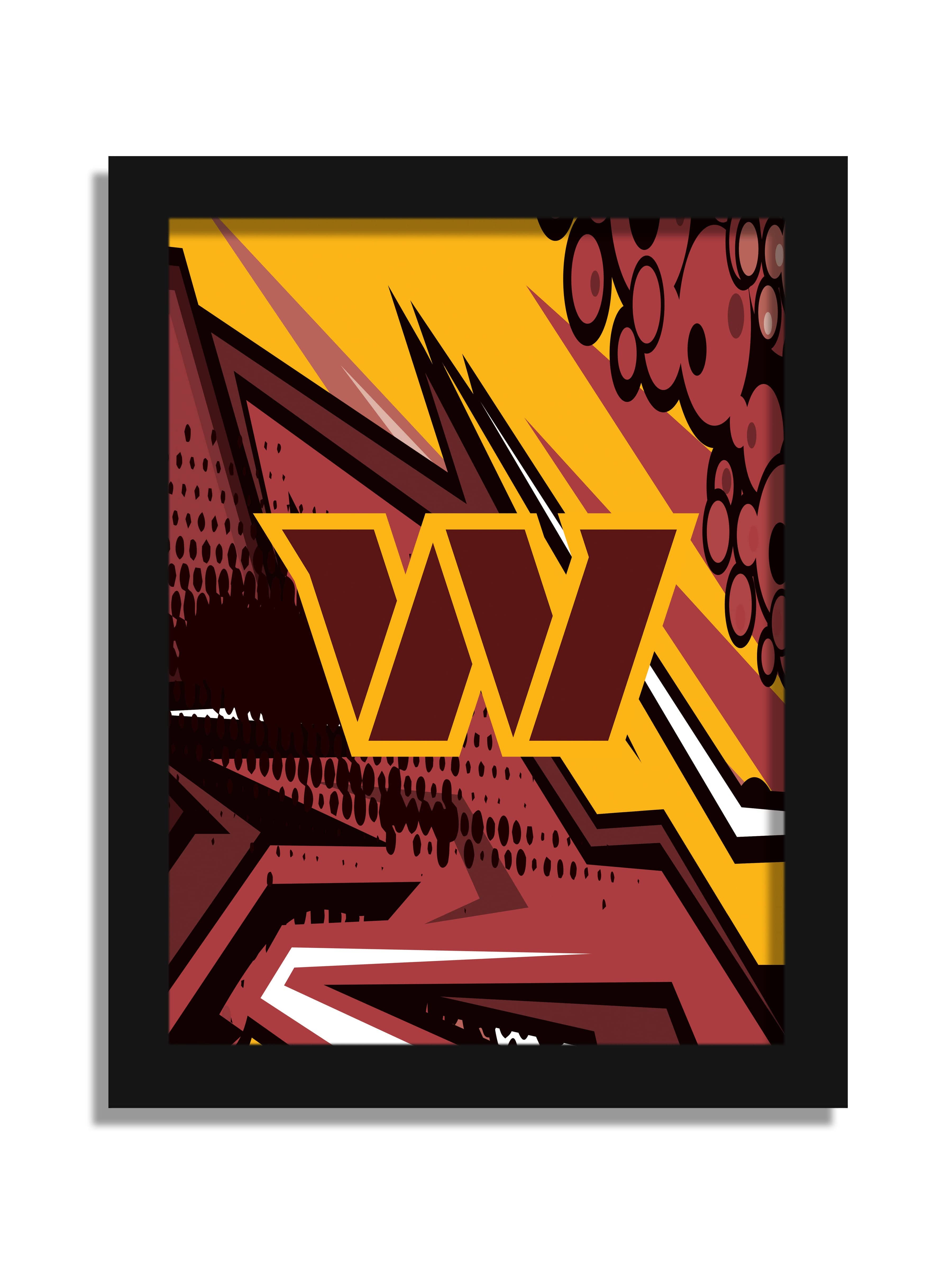 Washington Commanders Team Comic 12x16 – Fan Creations GA
