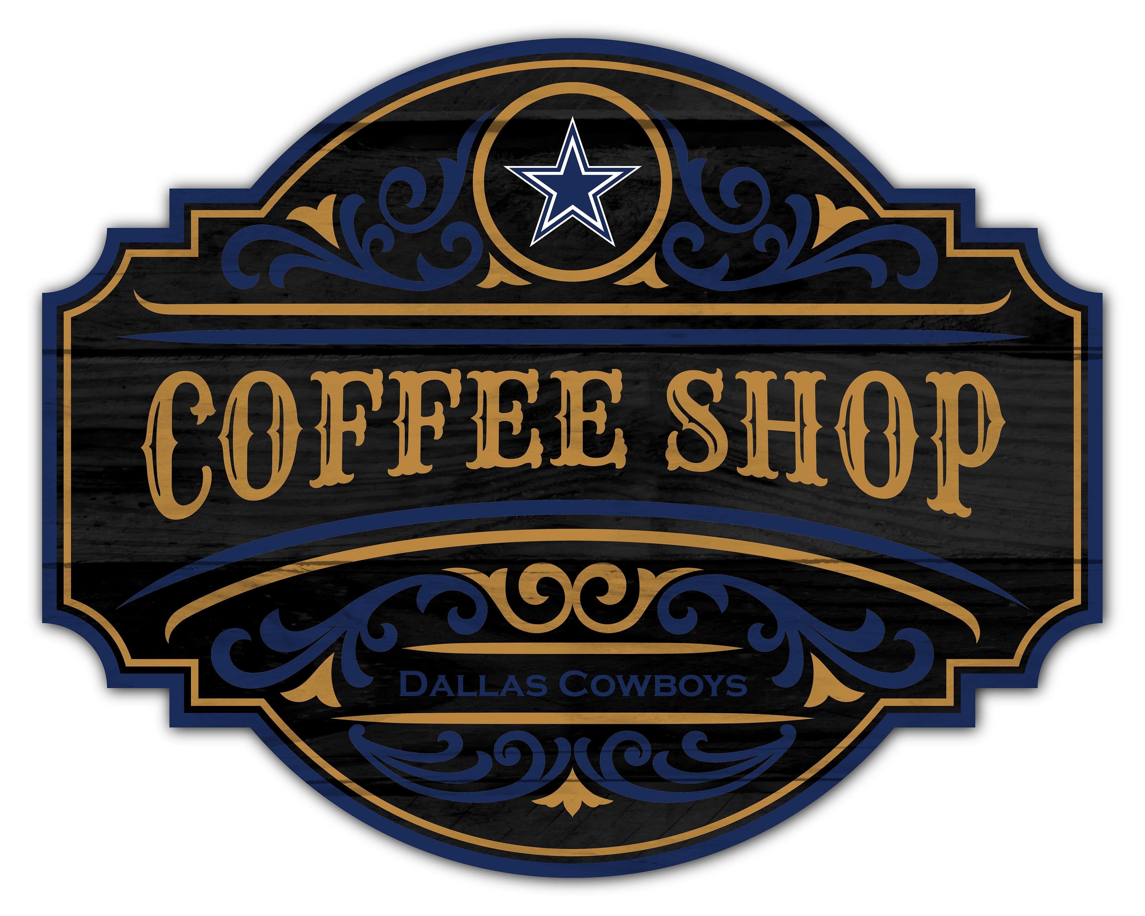 Dallas Cowboys Coffee Tavern Sign 24in – Fan Creations GA