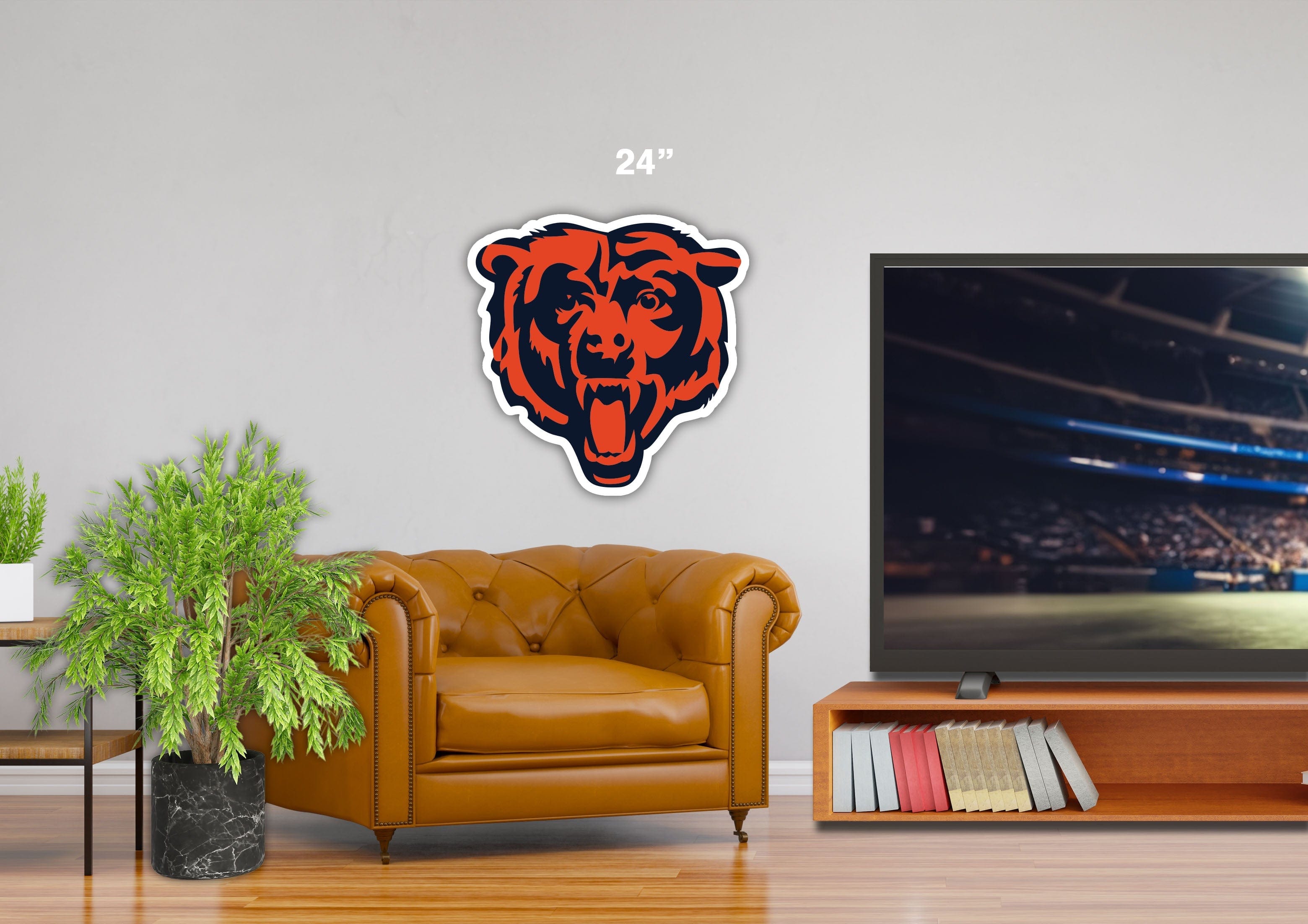 24" NFL Chicago Bears Logo Cutout – Fan Creations GA