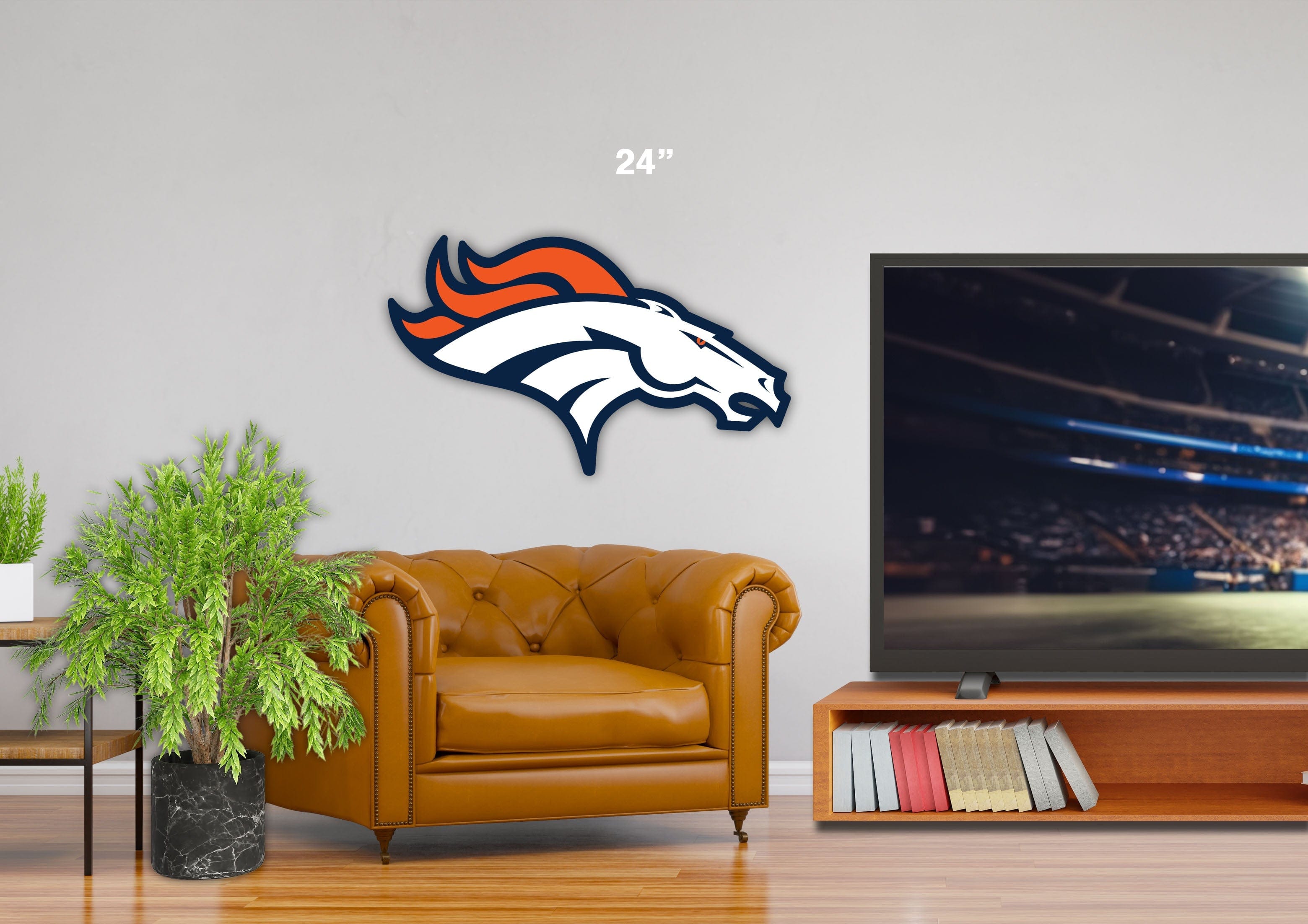 24" NFL Denver Broncos Logo Cutout – Fan Creations GA