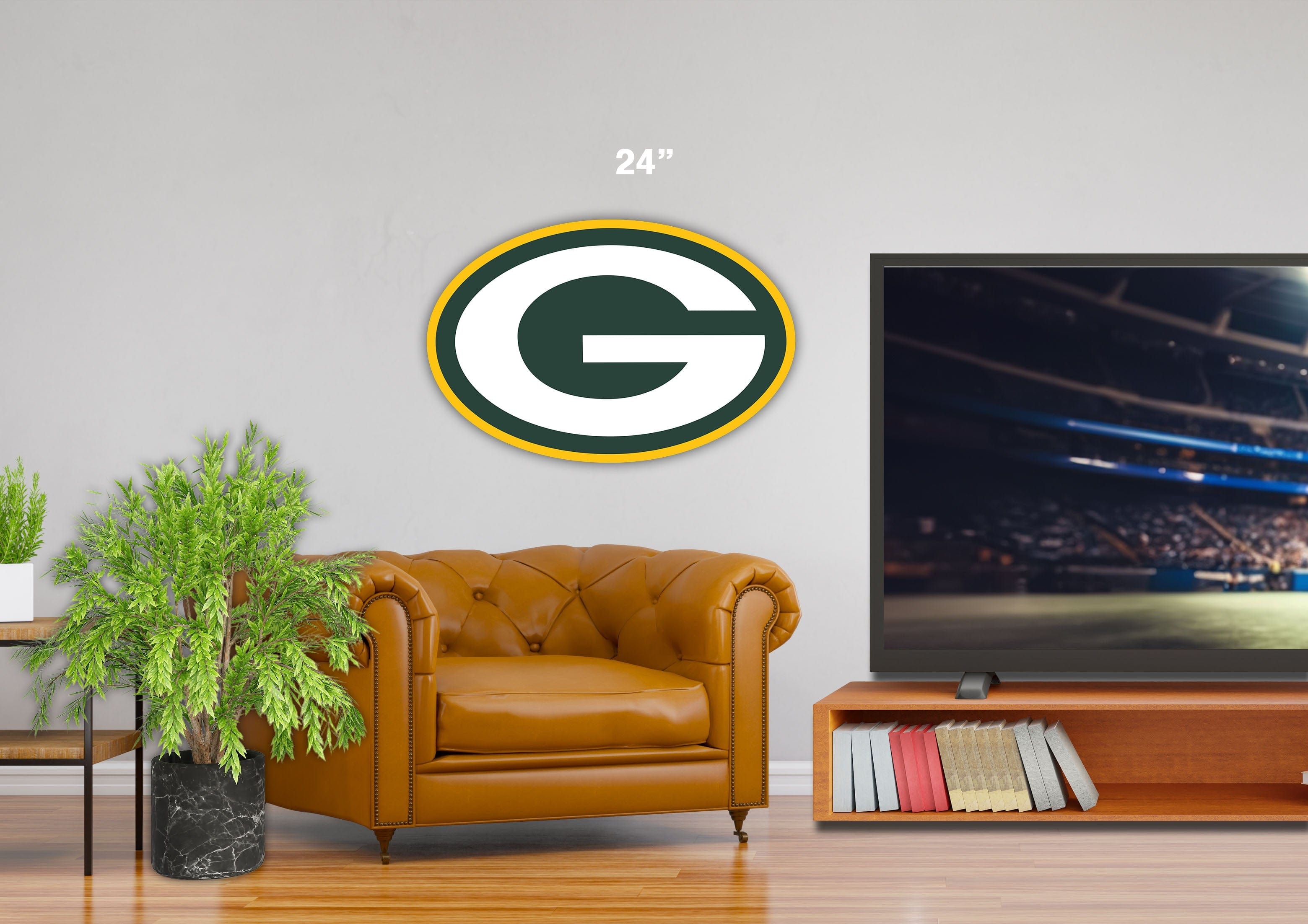 24" NFL Green Bay Packers Logo Cutout – Fan Creations GA