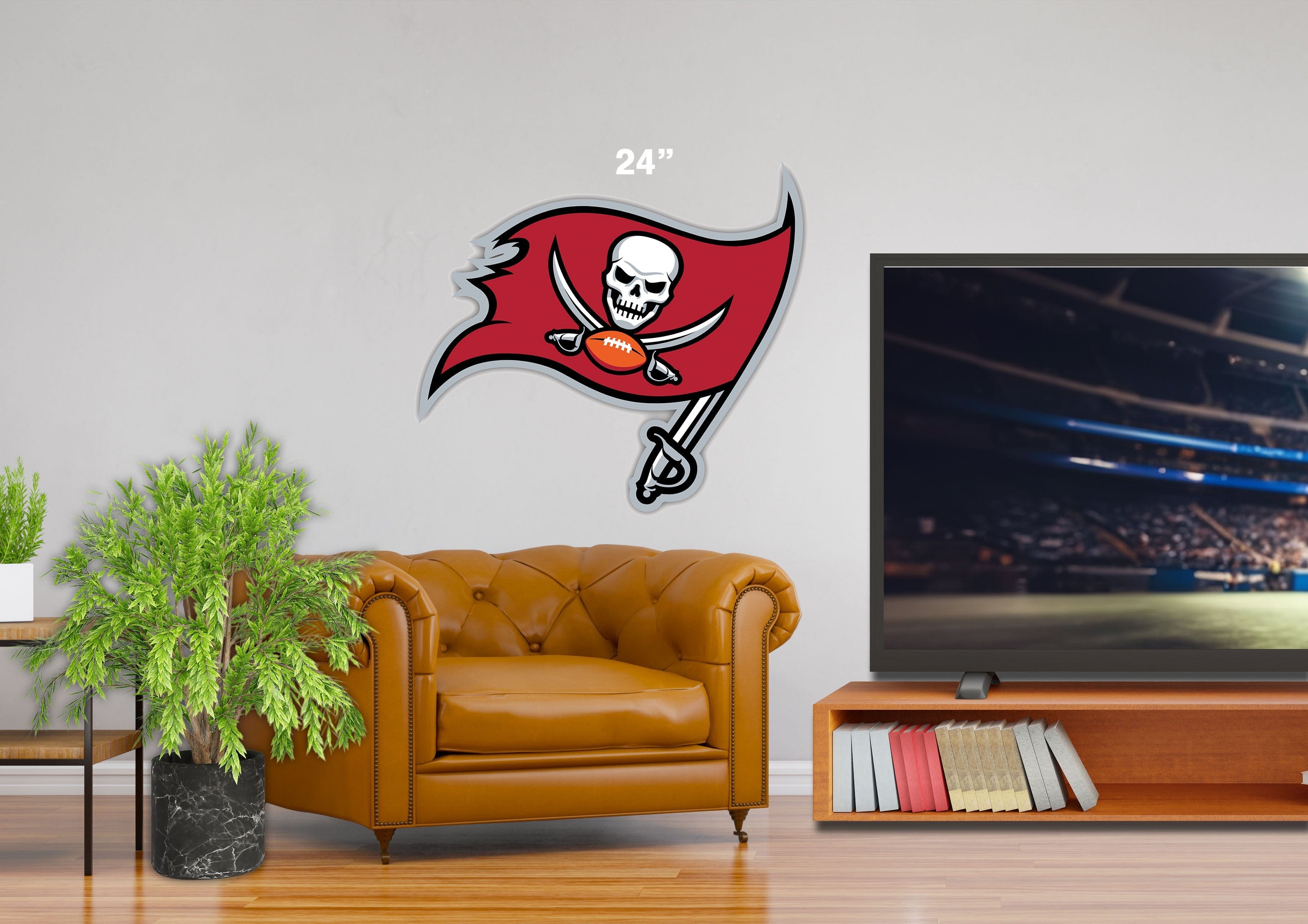 24" NFL Tampa Bay Buccaneers Logo Cutout – Fan Creations GA