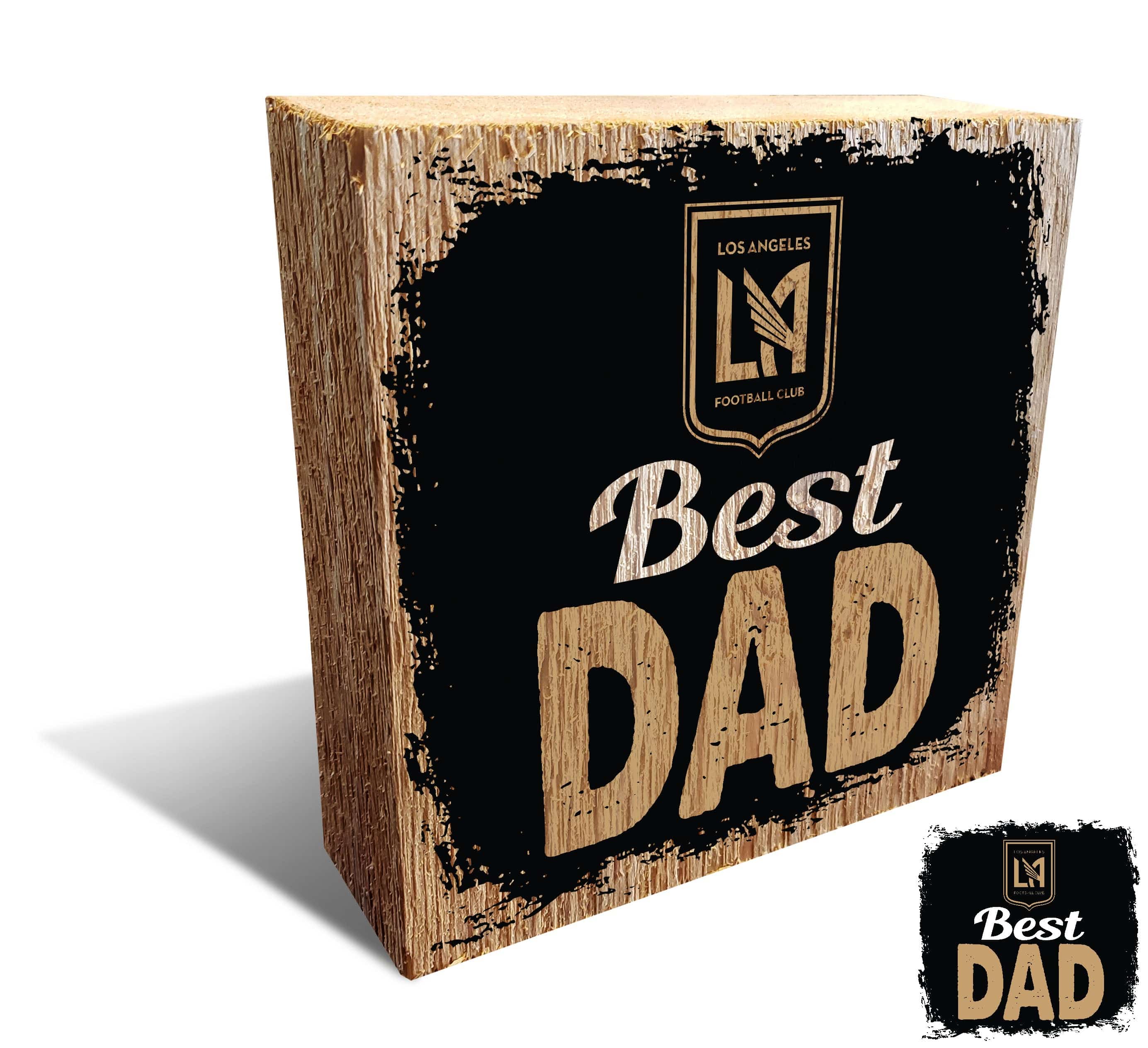 Los Angeles FC Best Dad Block – Fan Creations GA