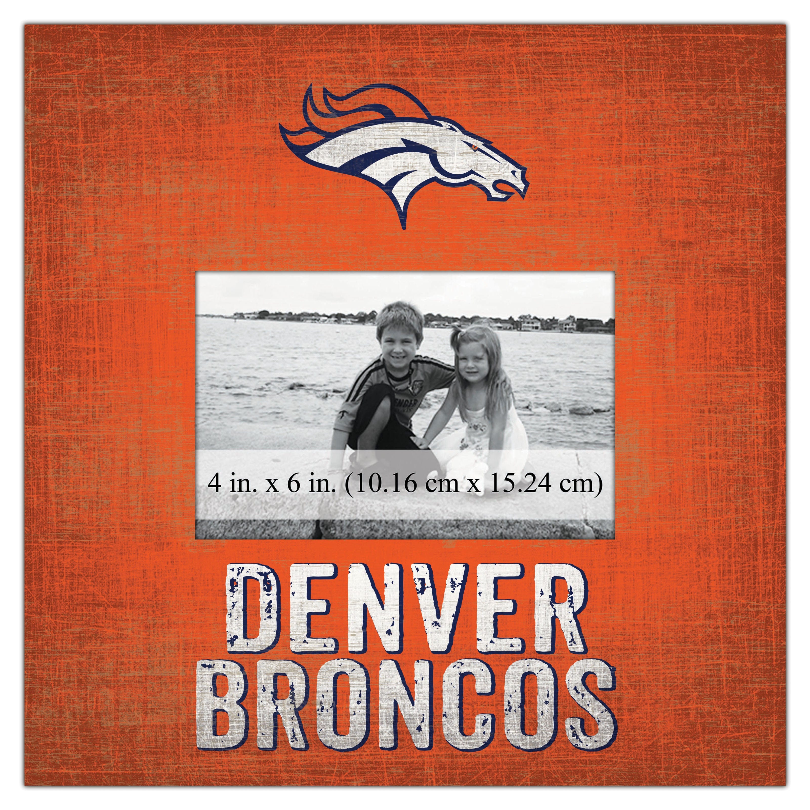Denver Broncos Team Name 10x10 Frame – Fan Creations GA