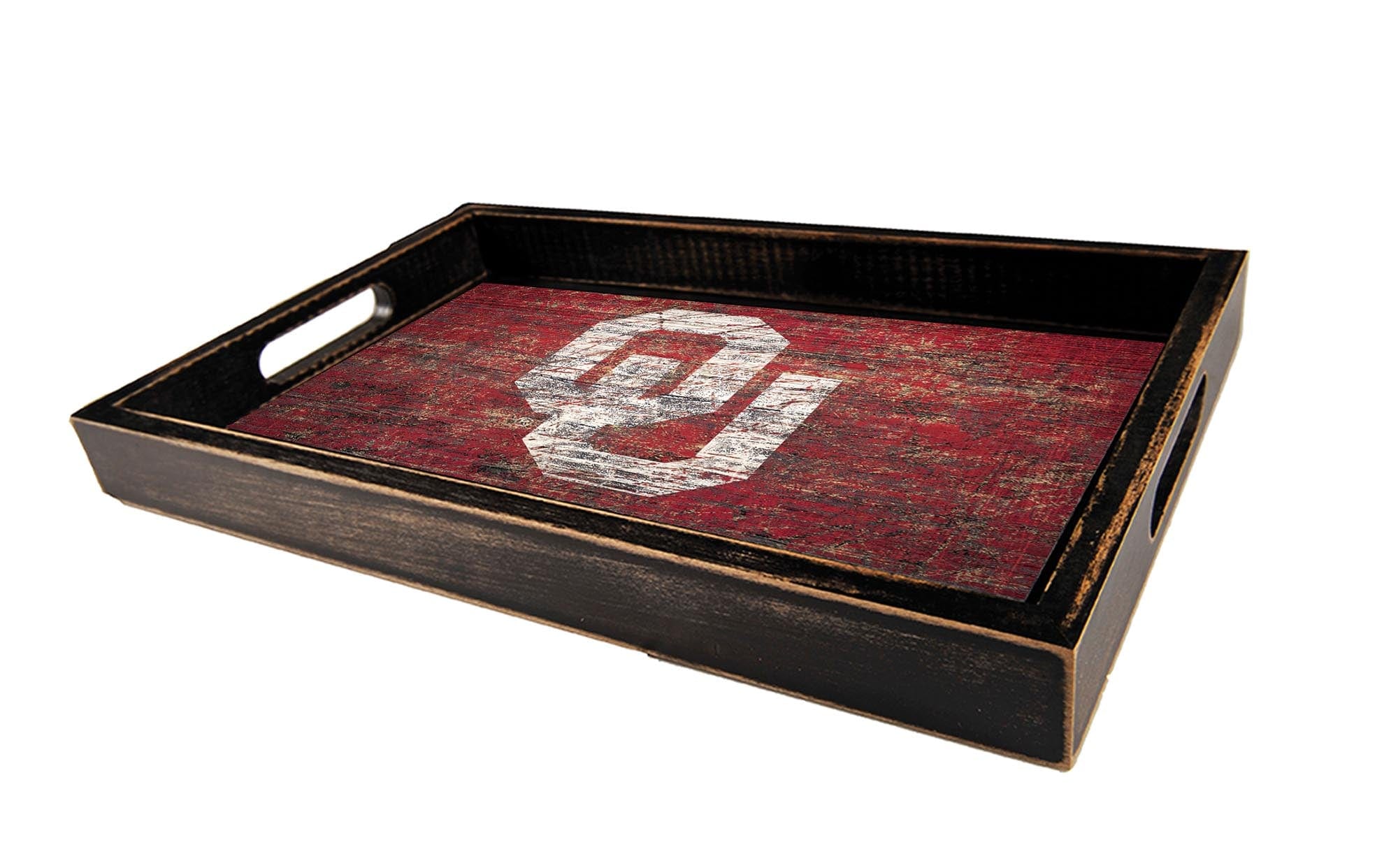 University of Oklahoma Distressed Team Tray With Team Colors – Fan ...