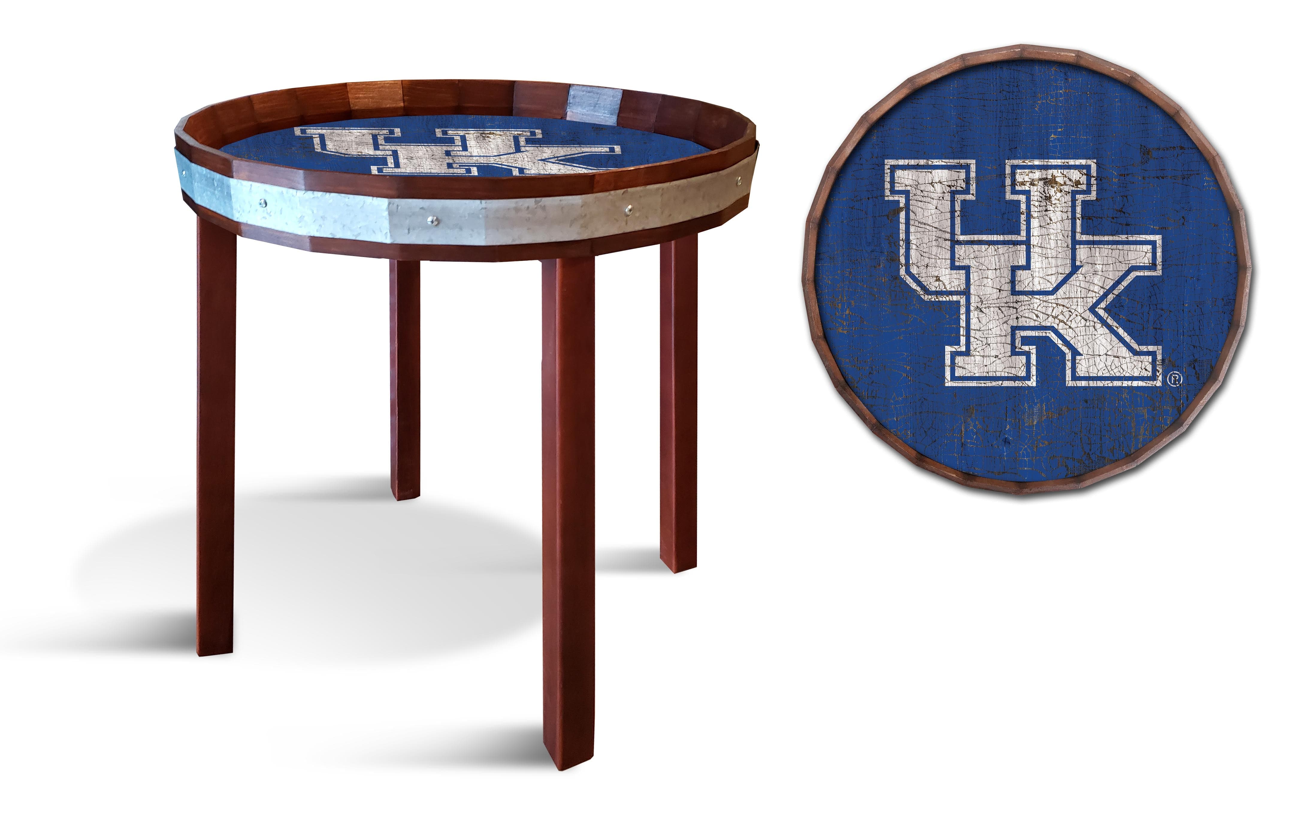 Kentucky Barrel Top Side Table – Fan Creations GA