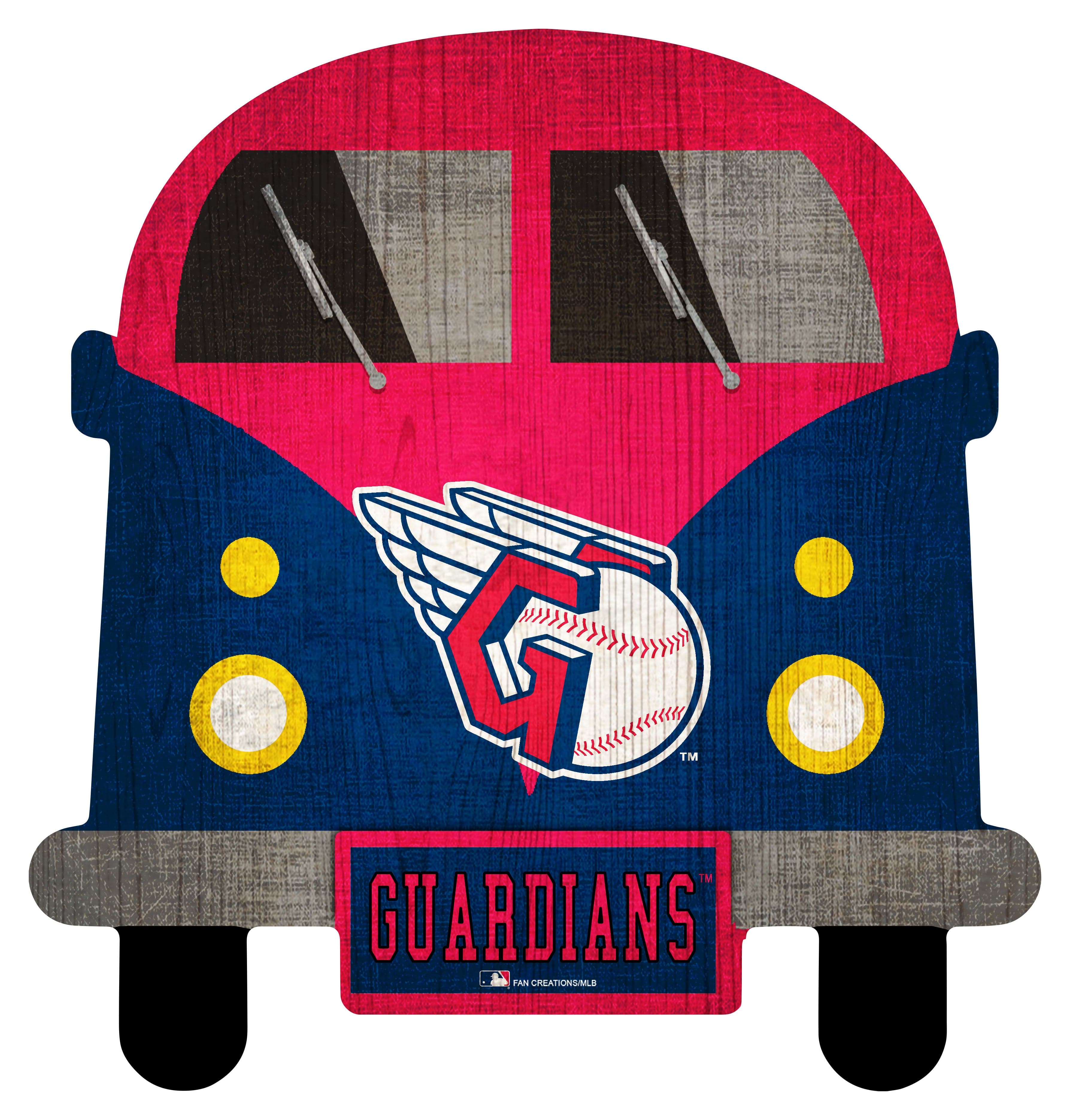 Cleveland Guardians 12" Team Bus Sign – Fan Creations GA