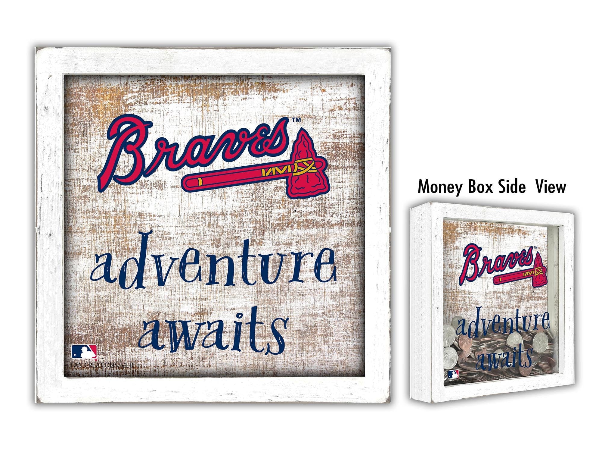 Atlanta Braves Adventure Awaits Money Box – Fan Creations GA