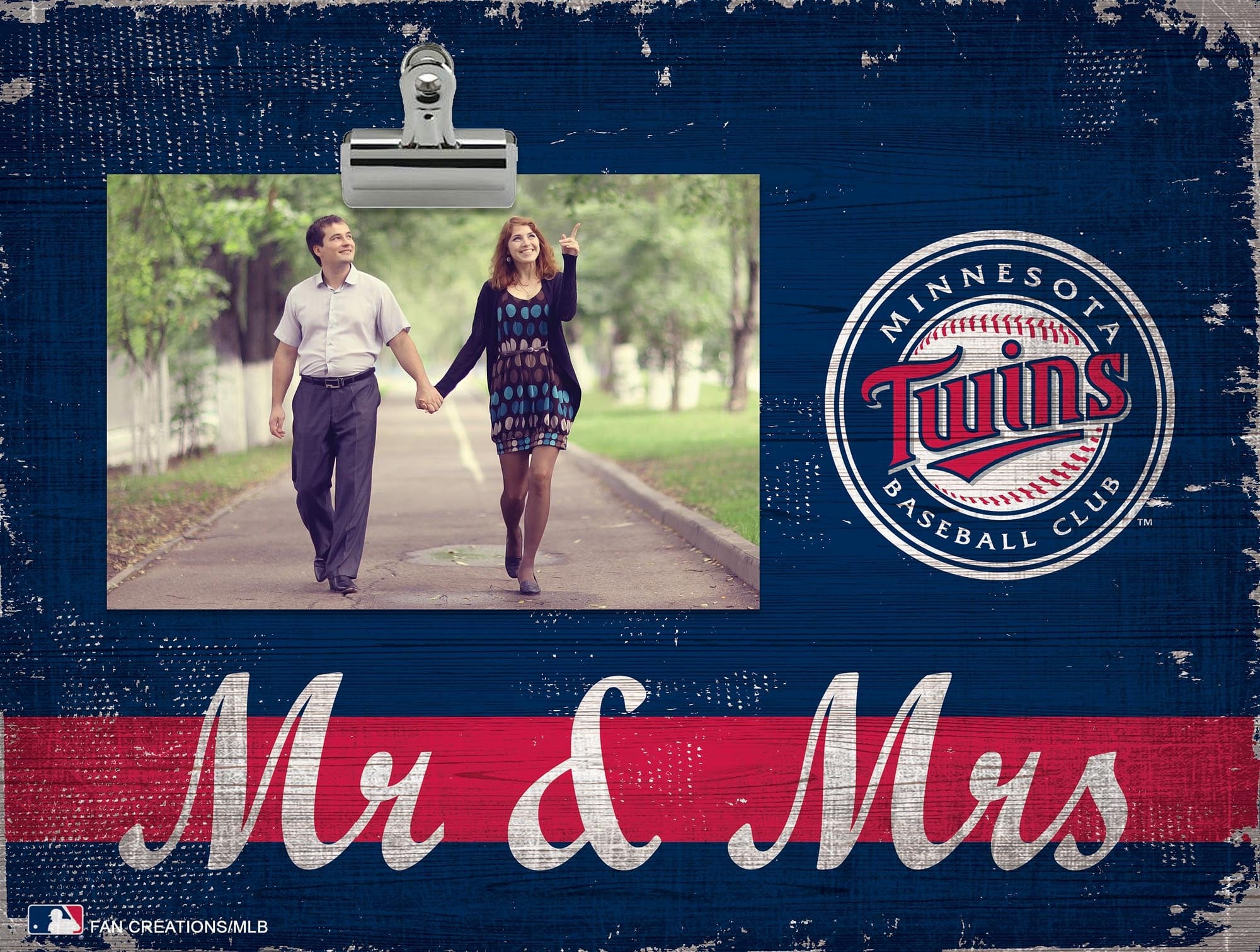 Minnesota Twins Mr & Mrs Clip Frame – Fan Creations GA